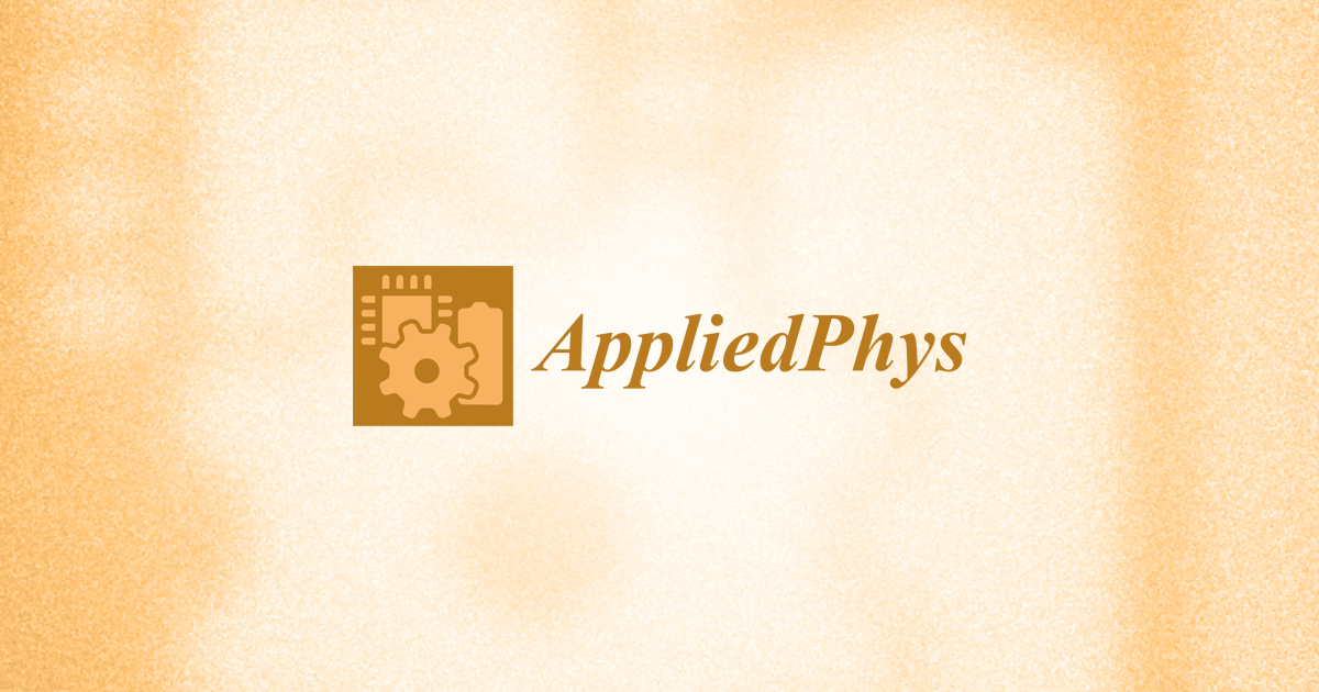 AppliedPhys | An Open Access Journal from MDPI