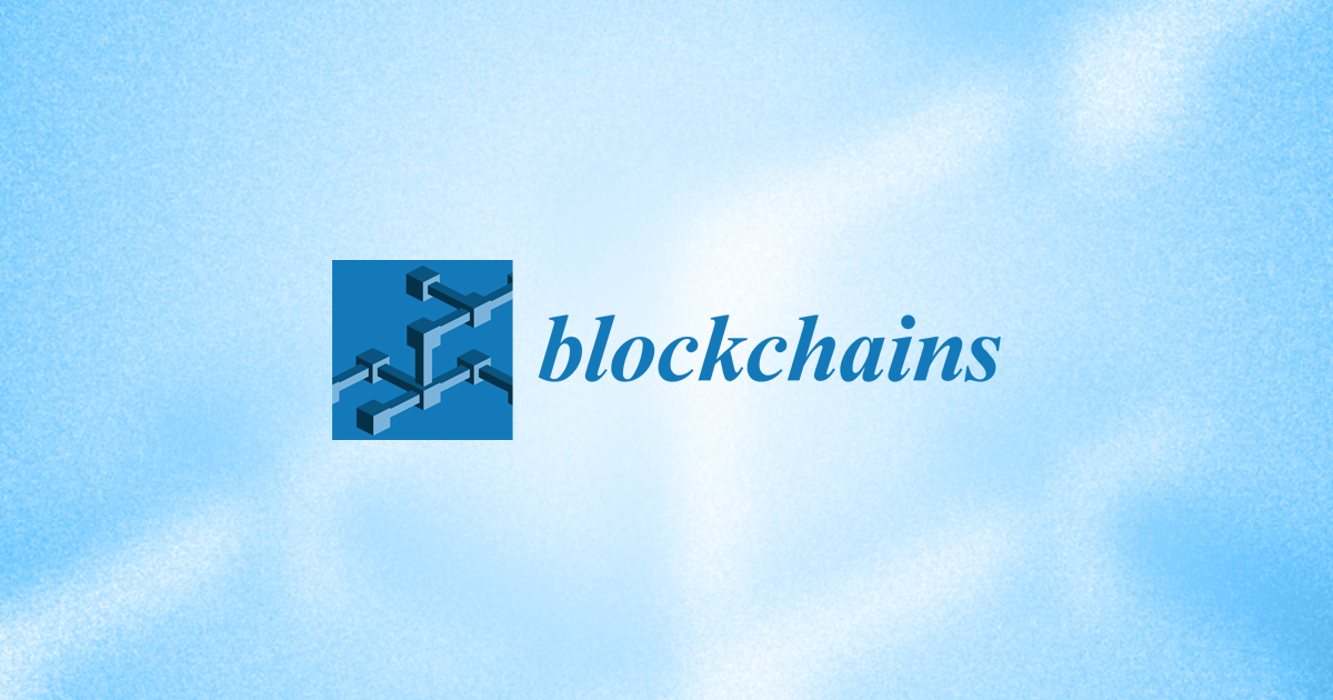Blockchains | An Open Access Journal from MDPI