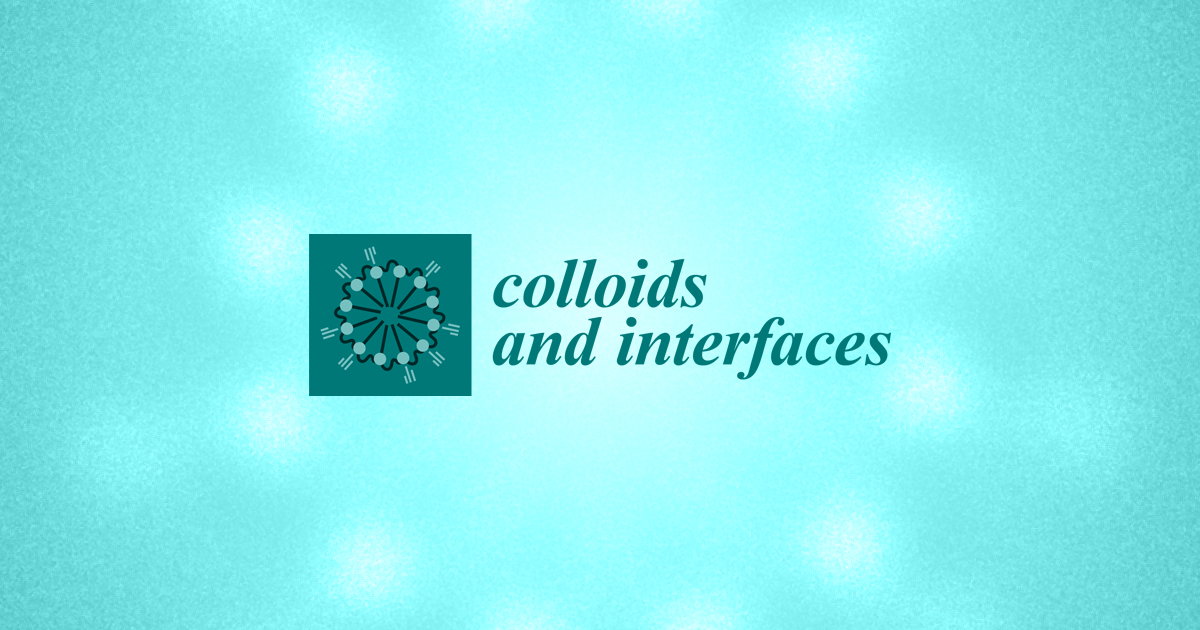 Colloids and Interfaces | Announcements