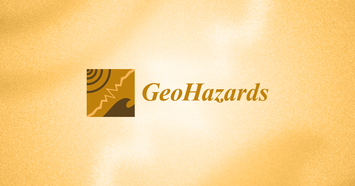 GeoHazards | Announcements