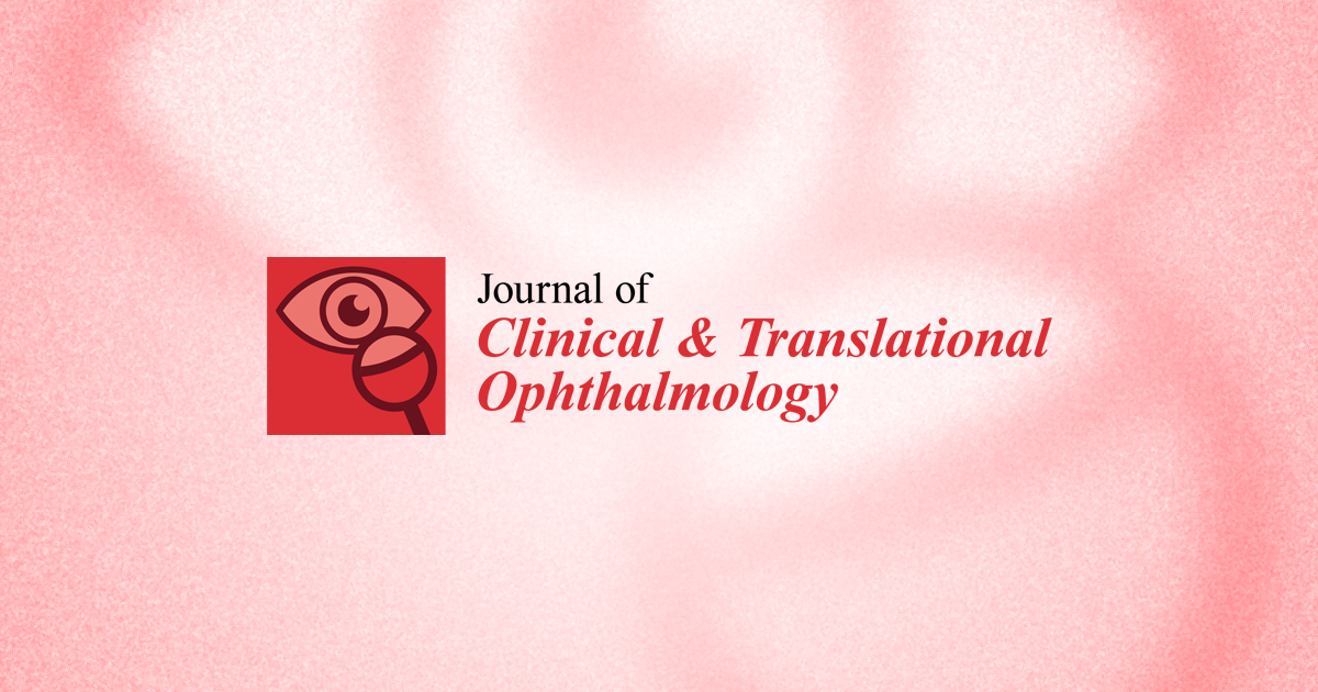 JCTO | Special Issue : Clinical Challenges and Advances in Dry Eye ...