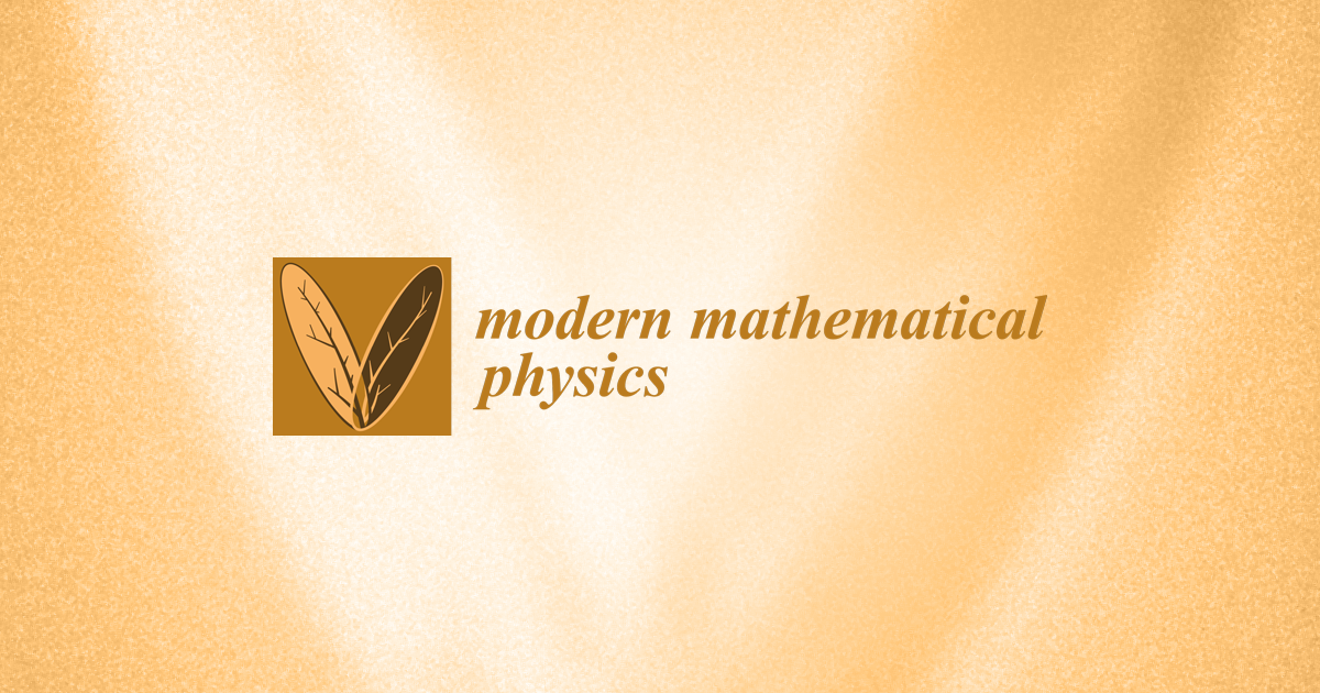 Modern Mathematical Physics | An Open Access Journal from MDPI
