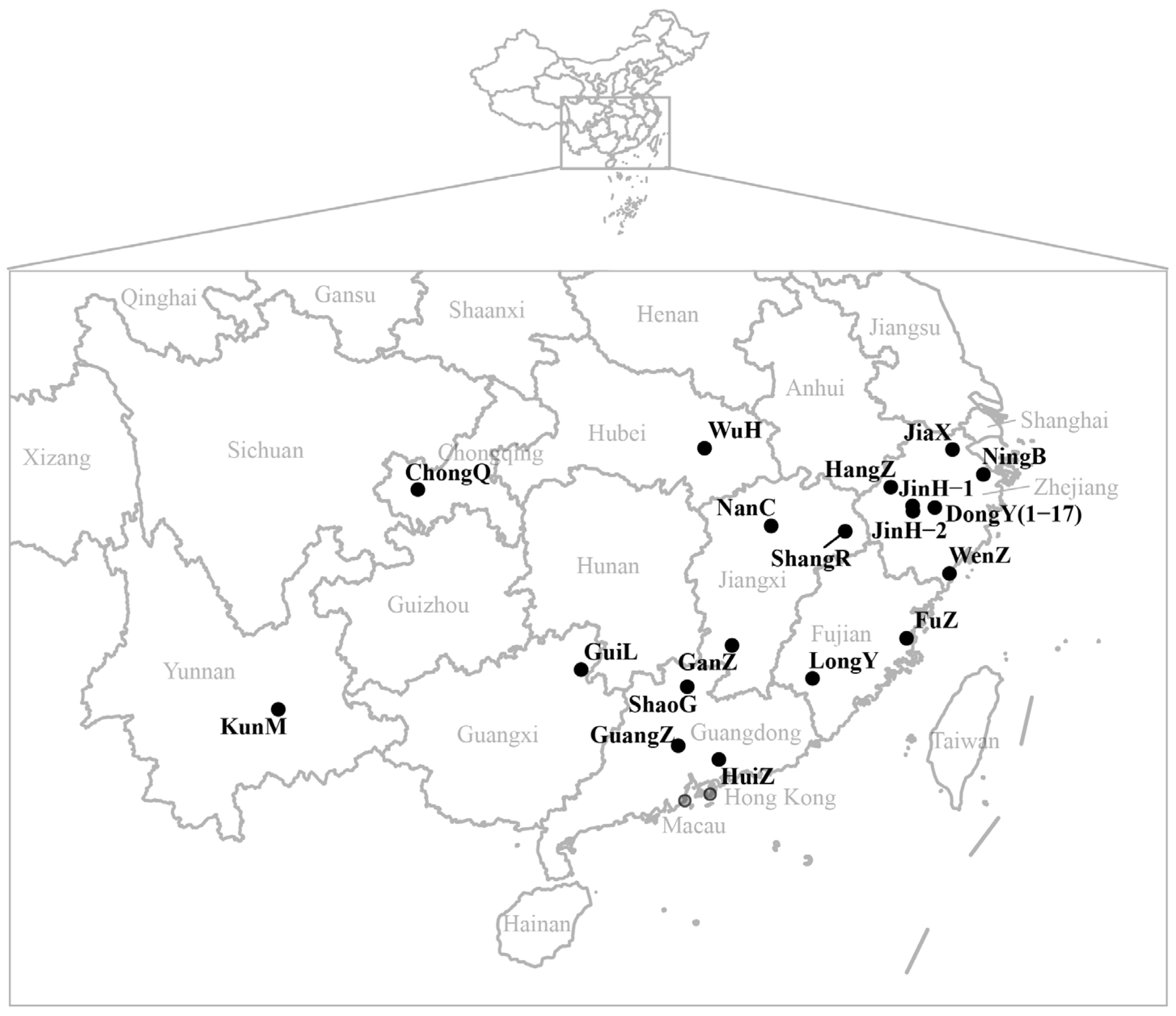 Genetic Structure Analyses of Red Imported Fire Ants in Zhejiang Reveal ...