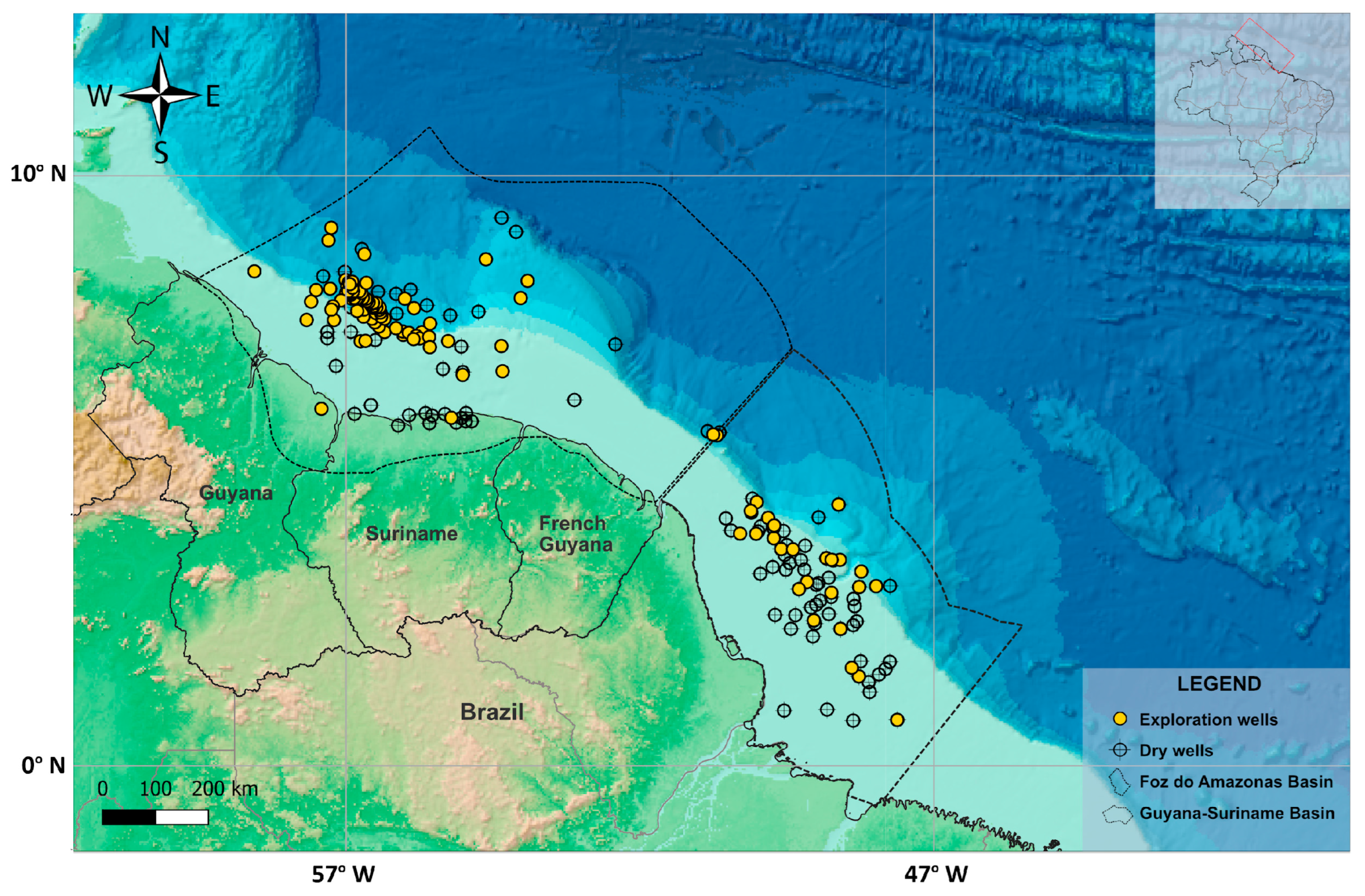 Oil Spill Trajectories and Beaching Risk in Brazil’s New Offshore Frontier