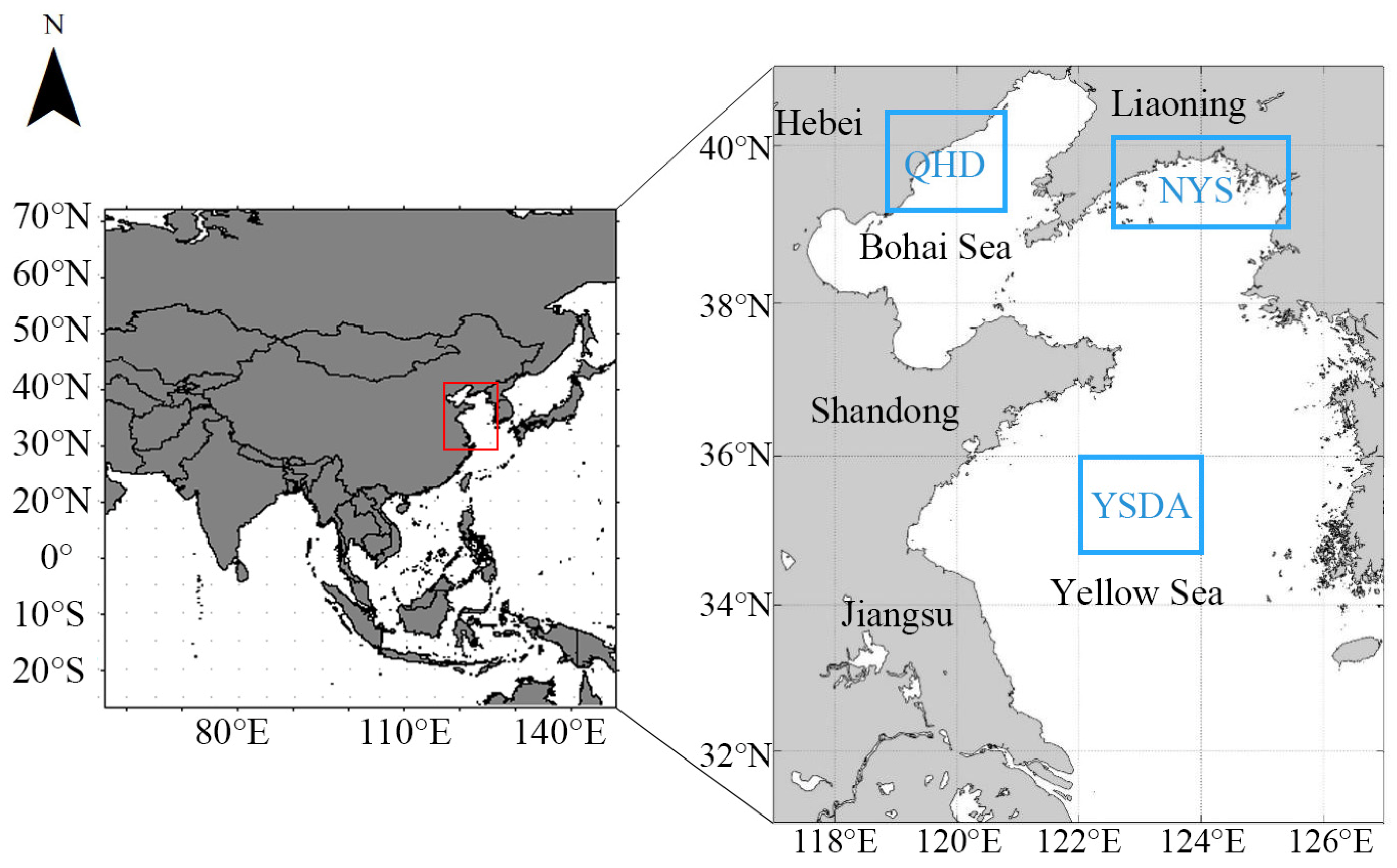 Decline Trends of Chlorophyll-a in the Yellow and Bohai Seas over 2005 ...