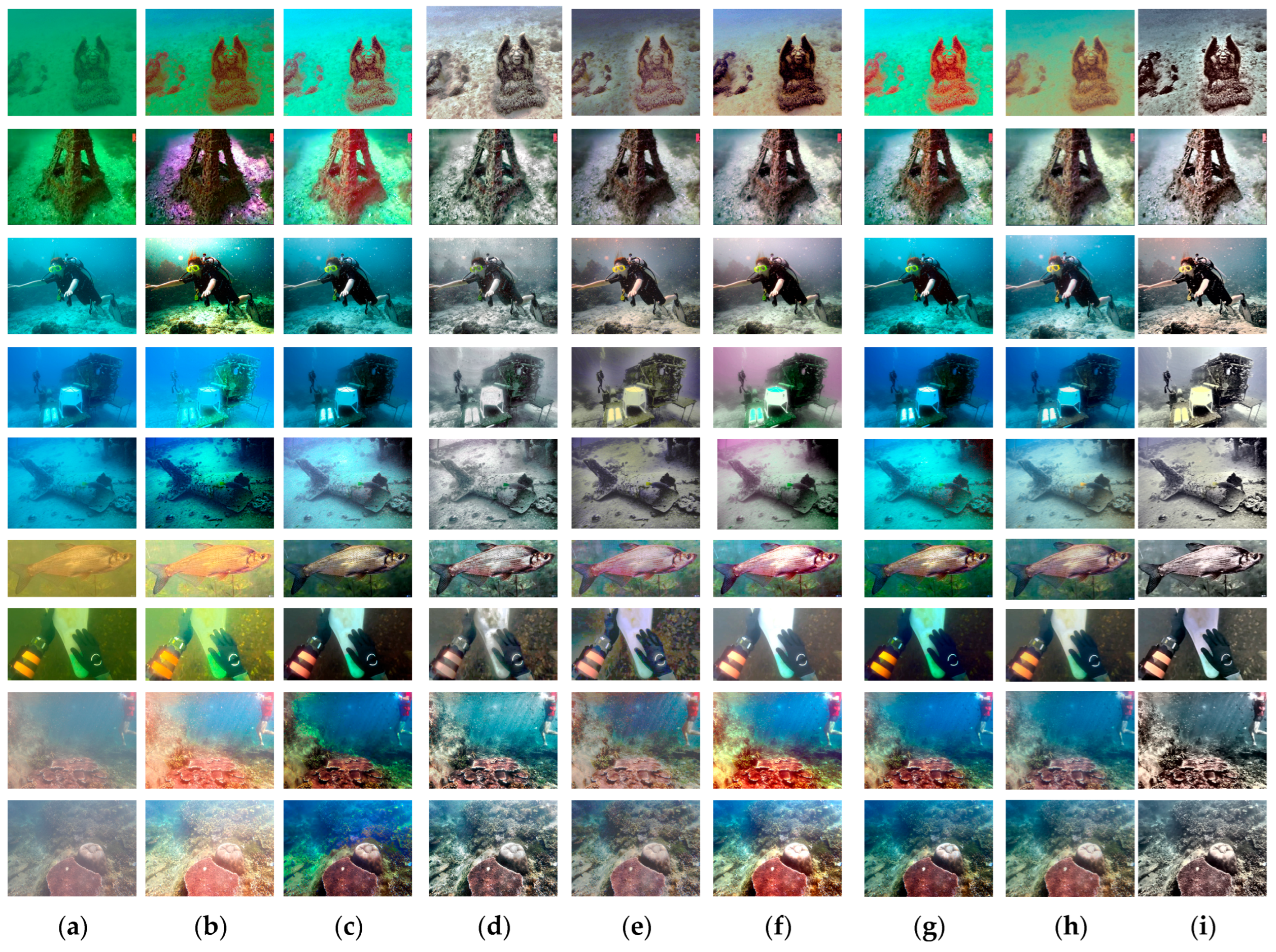 Underwater Image Enhancement via RGB Color-Cast Correction and Lab ...