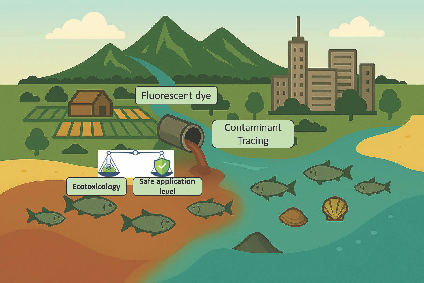 Fluorescent Dyes in Hydrological Tracing: Application Methods ...