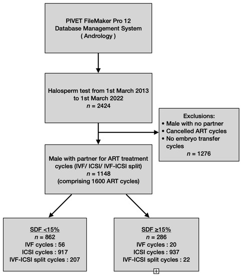 The Sperm DNA Fragmentation Assay with SDF Level Less Than 15% Provides ...