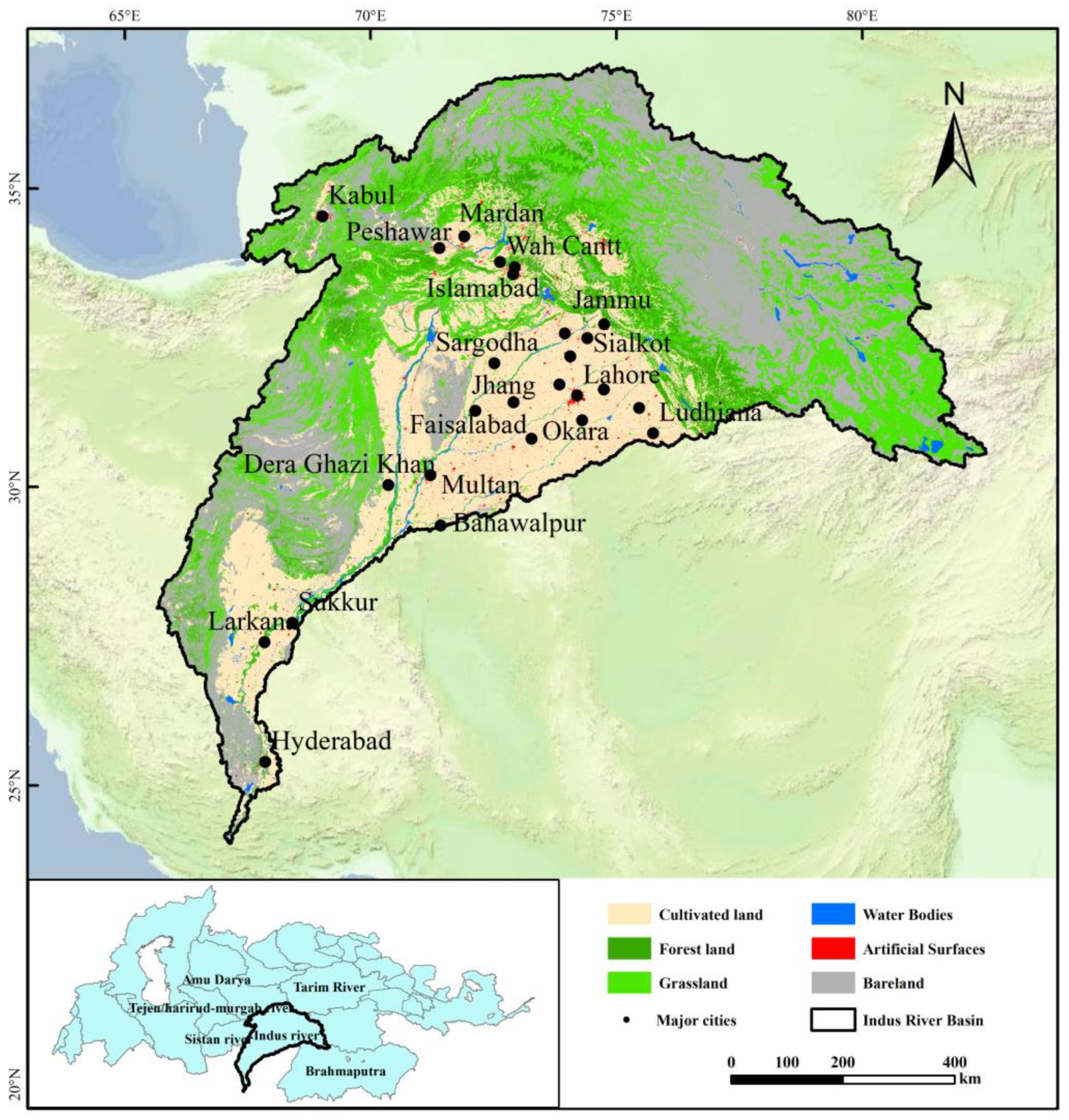 Quantifying Urban Expansion and Its Driving Forces in the Indus River ...