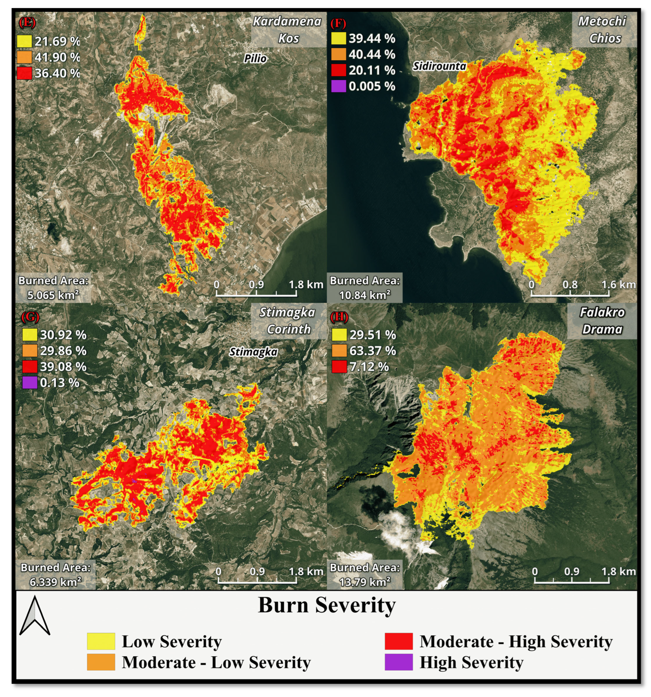 Geospatial and Sentinel-2 Analysis of Mediterranean Wildfire Severity ...