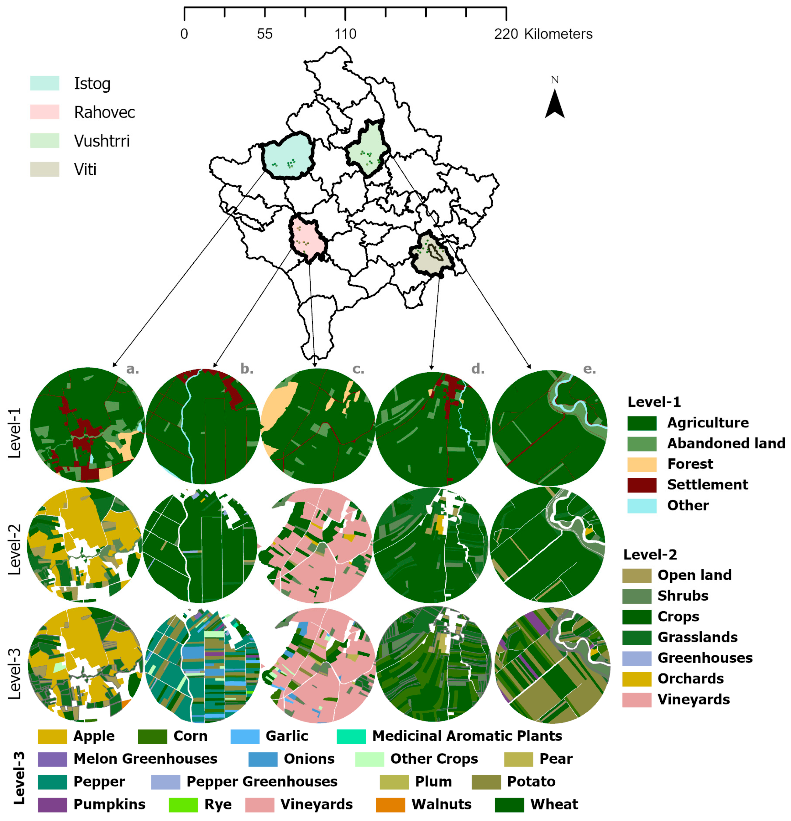 Agricultural Land-Use Structure Across Hierarchical Classification ...