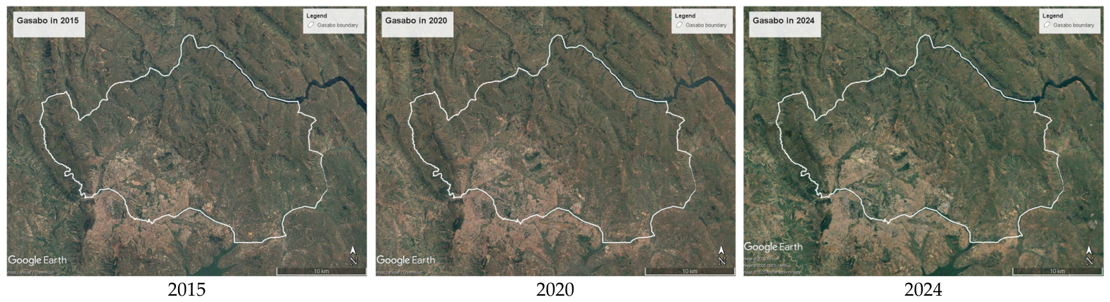 Twenty-Four Years of Land Cover Land Use Change in Gasabo, Rwanda, and ...