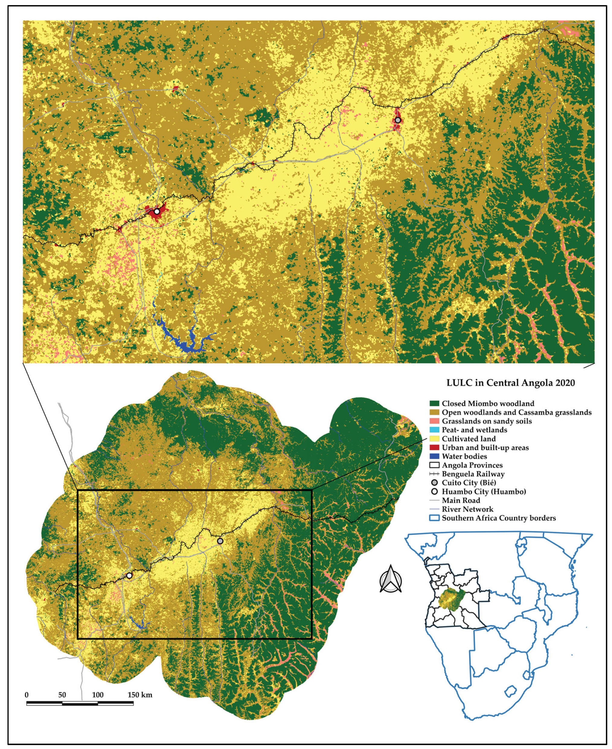 Exploring the Land Use–Fire Nexus in Central Angola