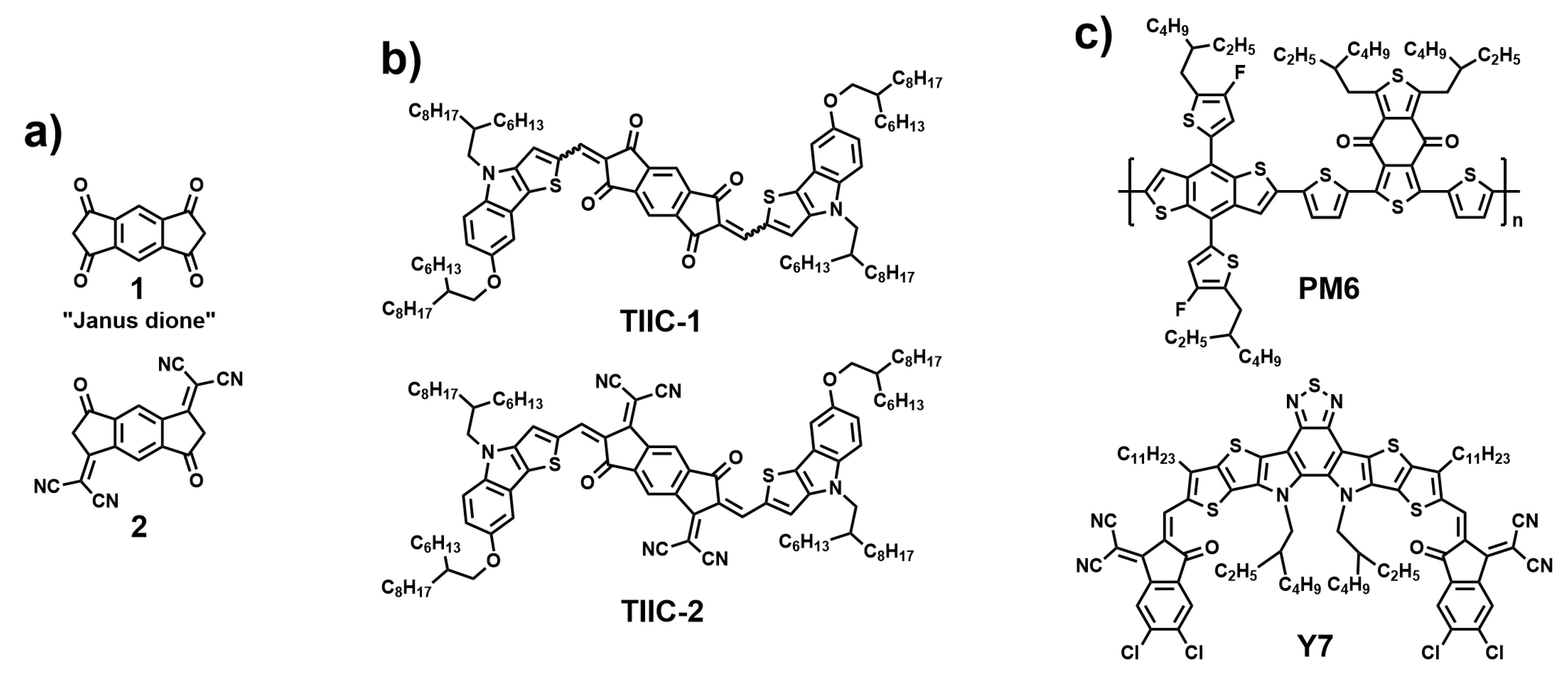 Synthesis and Study of Janus-Dione-Based Compounds for Ternary Organic ...