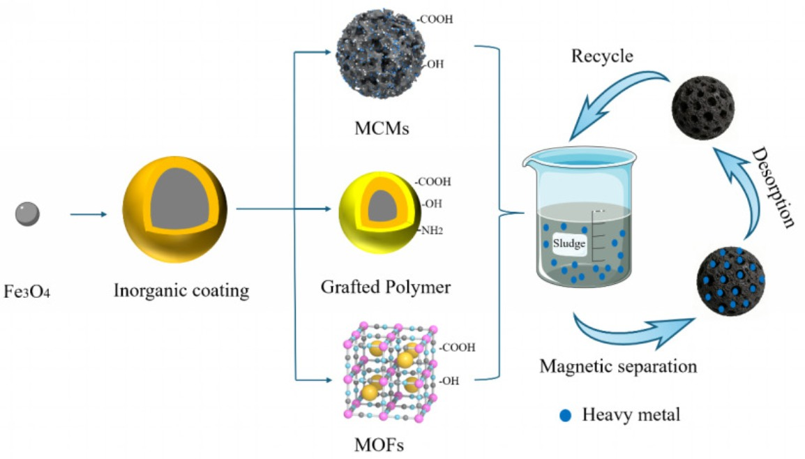 Review of Magnetic Adsorbents for Heavy Metals in Sludge Leachate ...