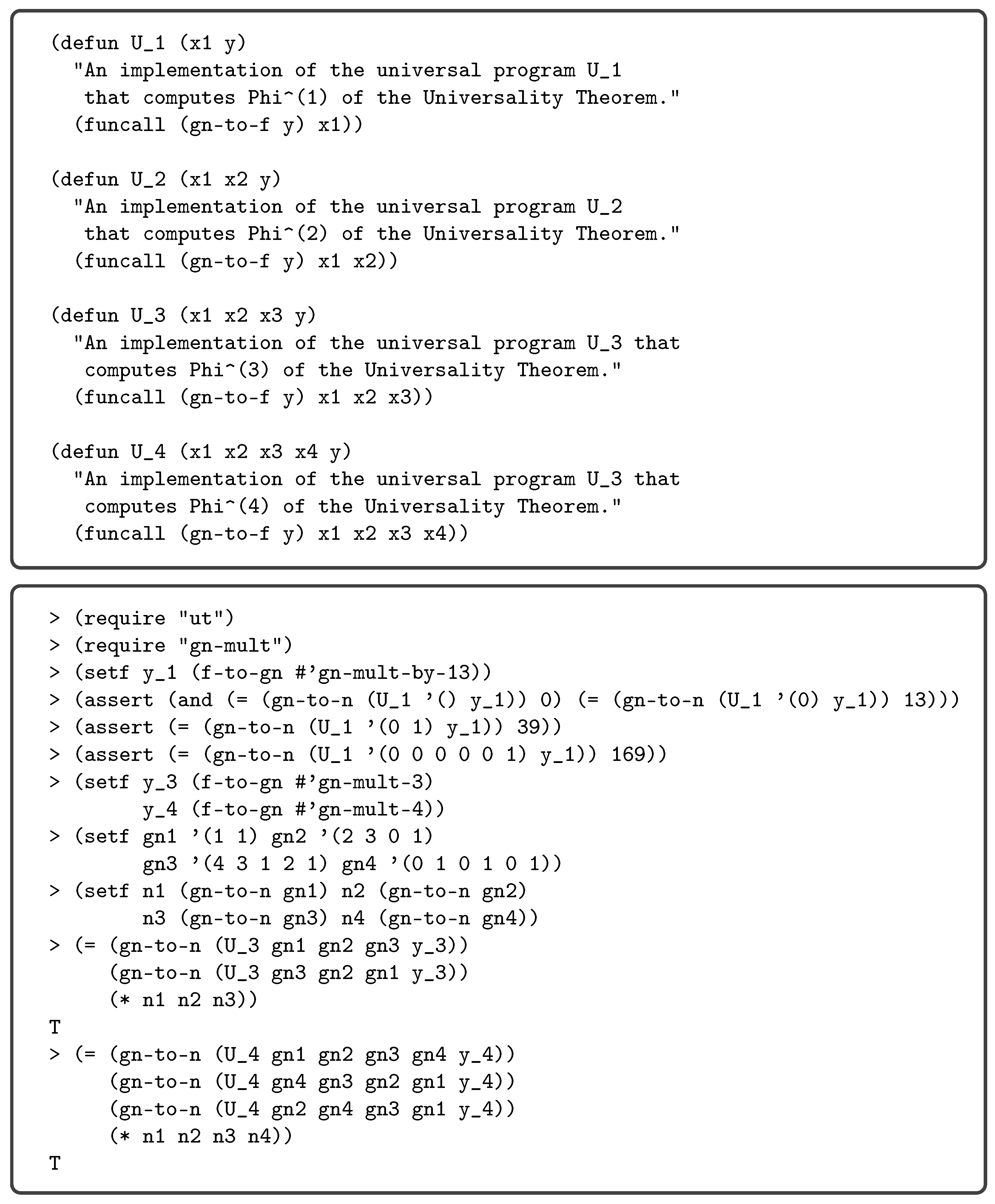 On Programmatic Aspects of the Universality, Parameter, and Recursion ...