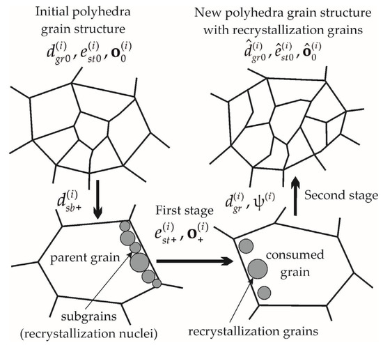 Grain Structure Rearrangement By Means The Advanced Statistical Model Modified For Describing