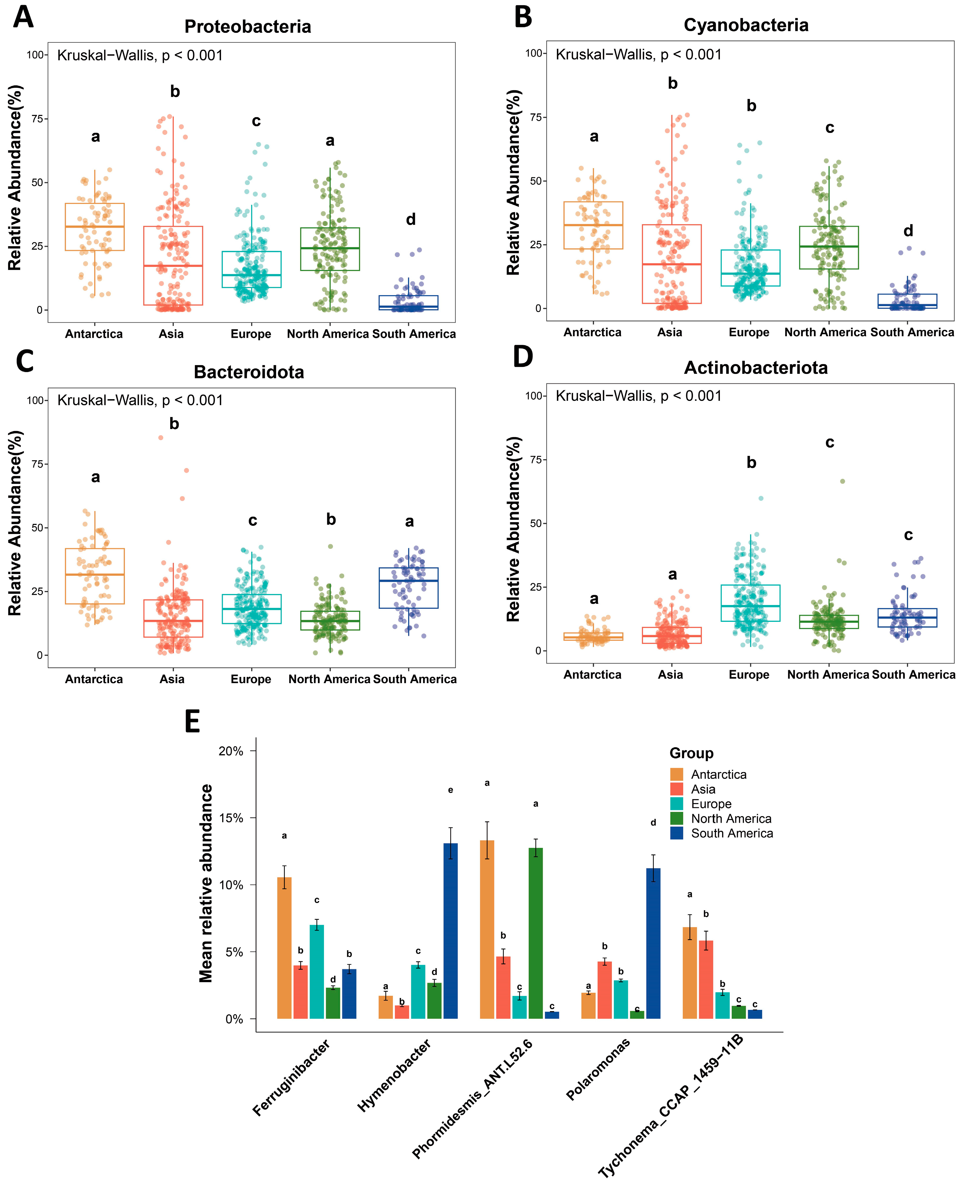 Biogeography of Cryoconite Bacterial Communities Across Continents