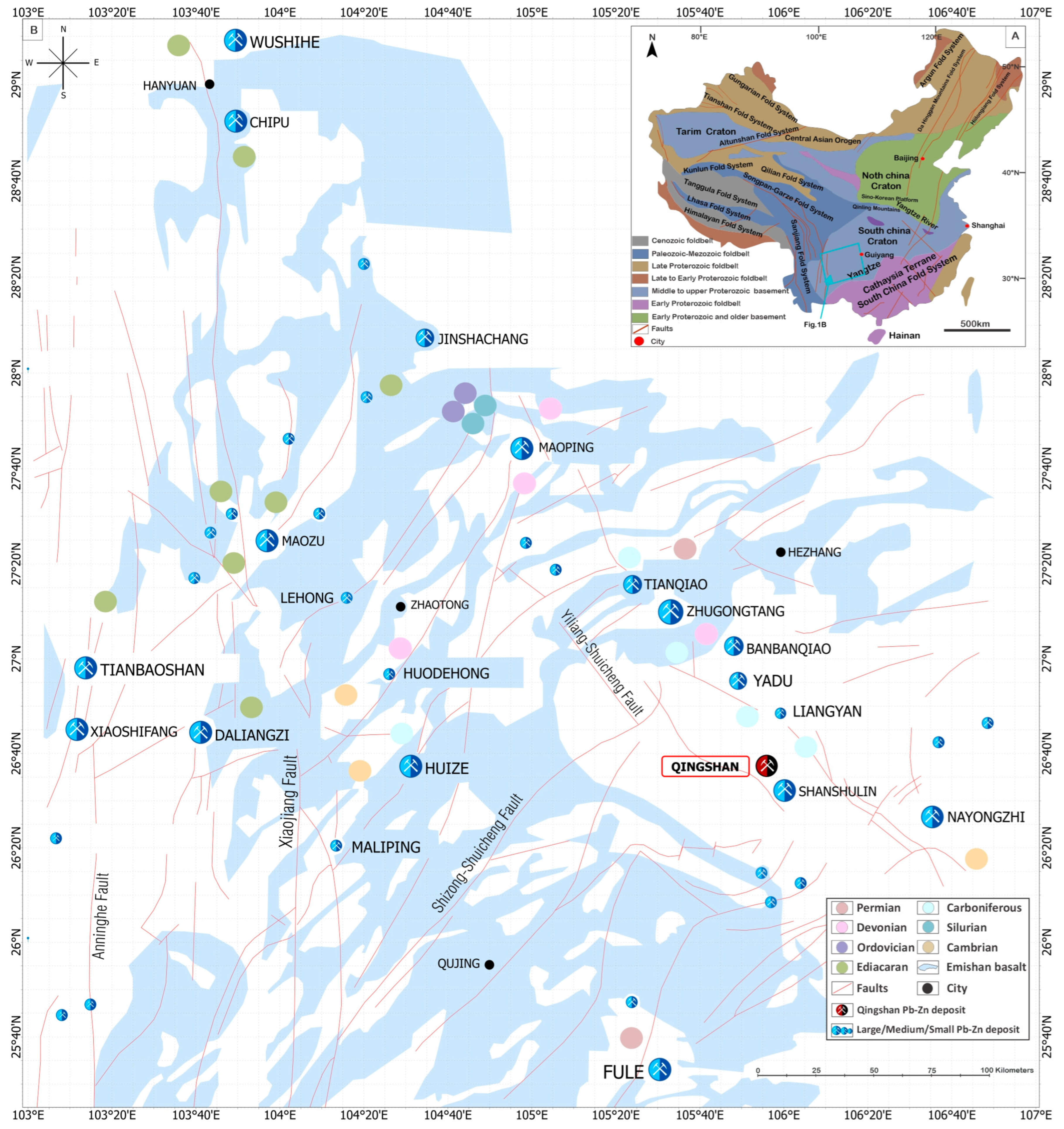 Origin and Evolution of the Qingshan Pb–Zn Deposit, Northwestern ...