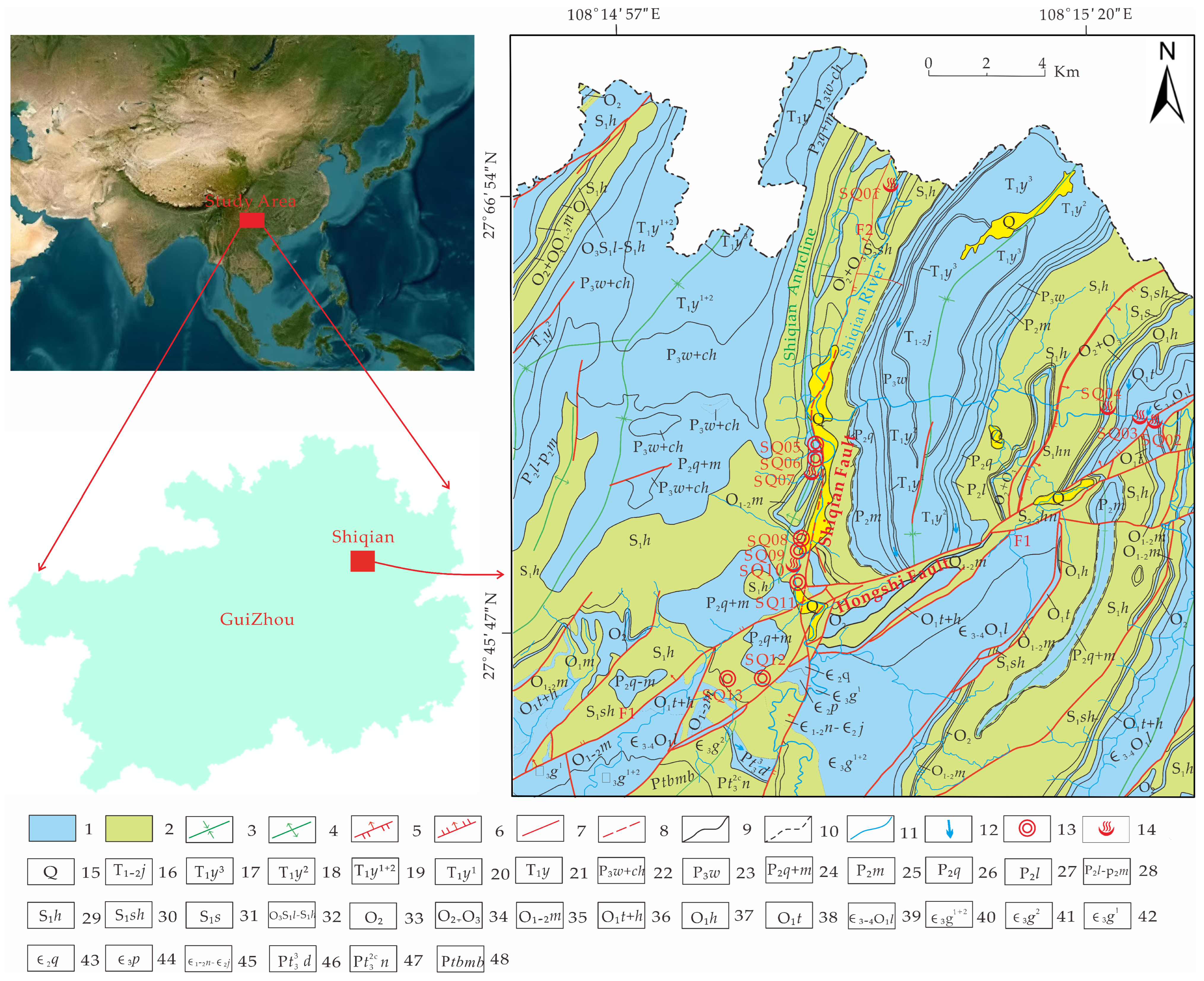 Hydrogeochemical Characteristics and Genetic Mechanism of the Shiqian ...