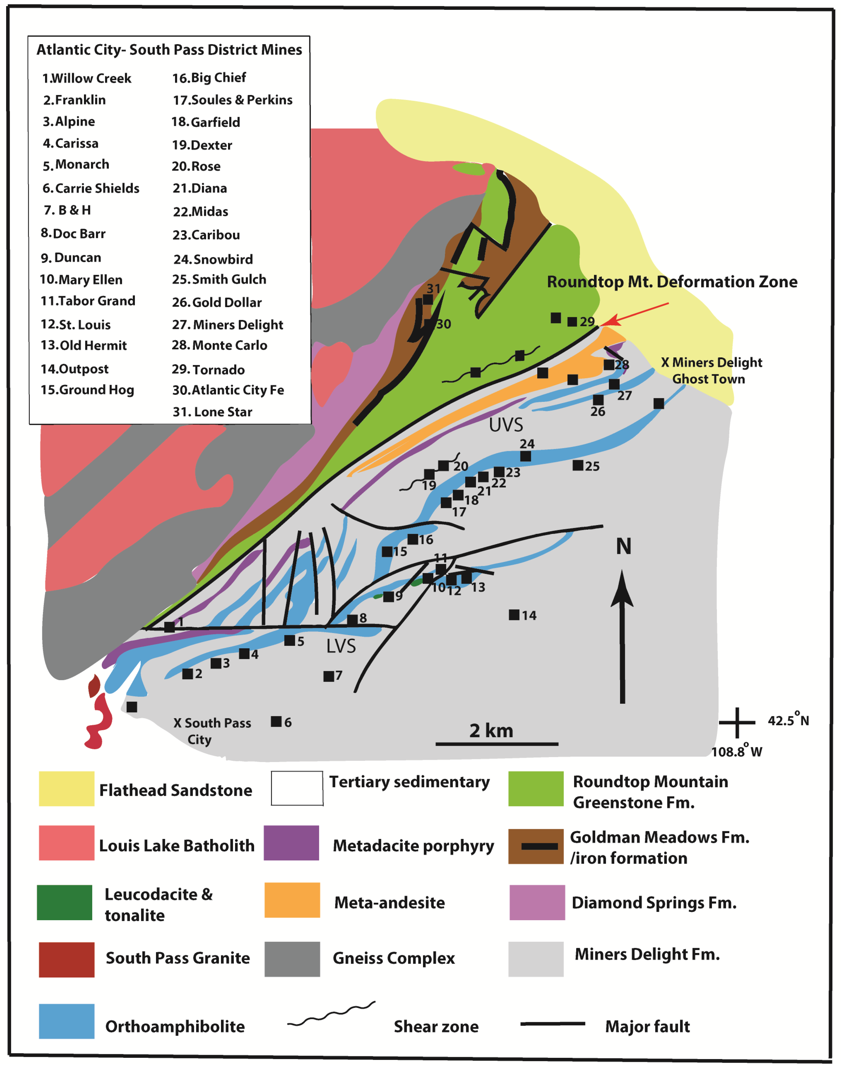 Origin of Archean Orogenic Gold Mineralization in the Atlantic City ...
