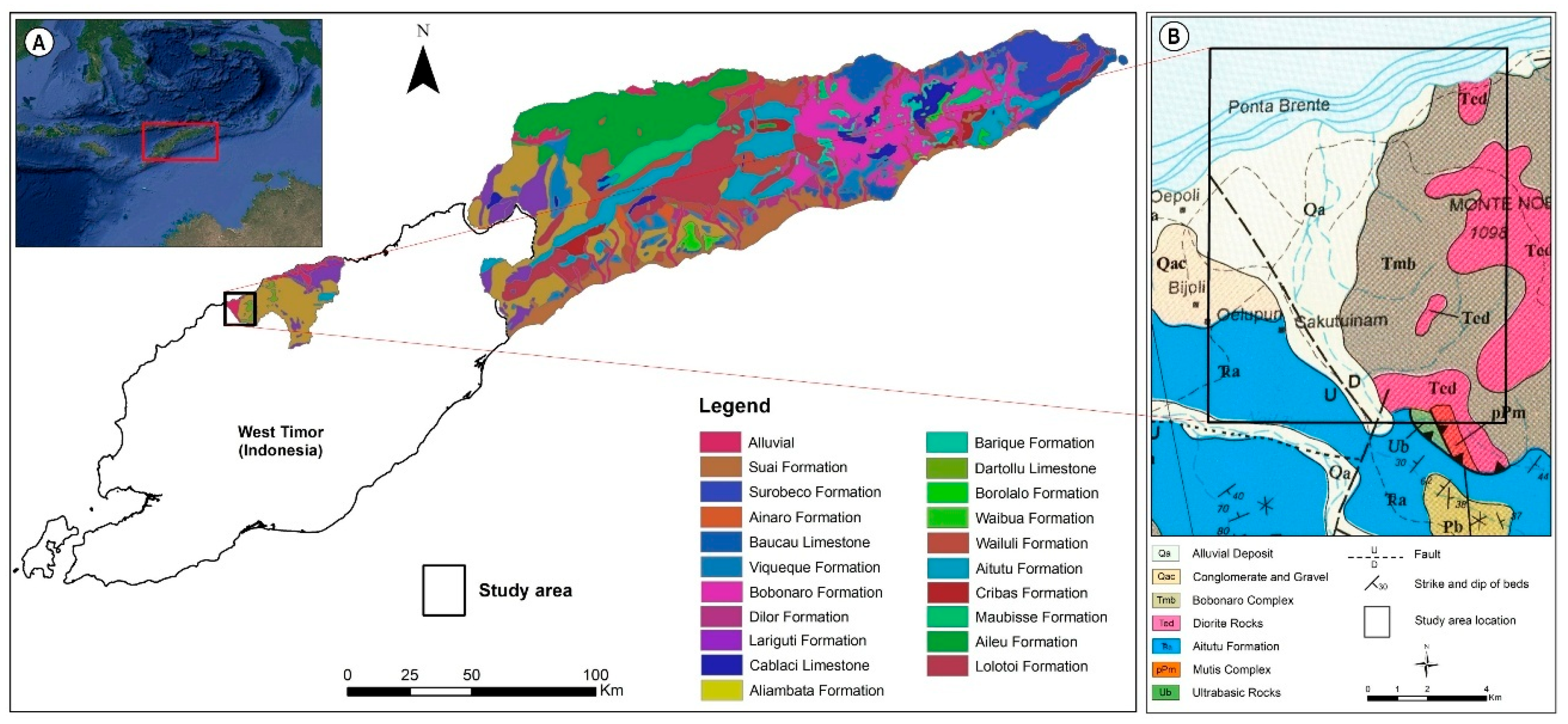 Multi-Metal Geogenic Anomalies in the Western Oecusse Enclave (Timor ...