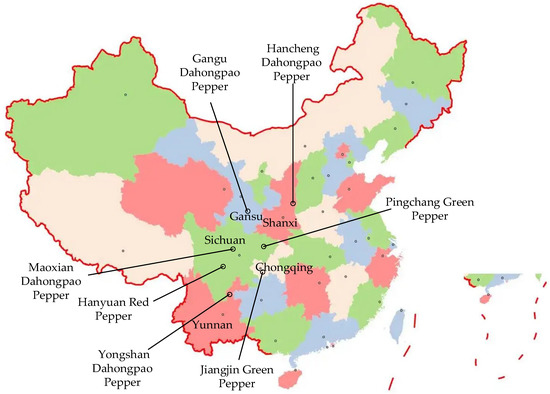 The Effects of Pepper (Zanthoxylum bungeanum) from Different Production ...