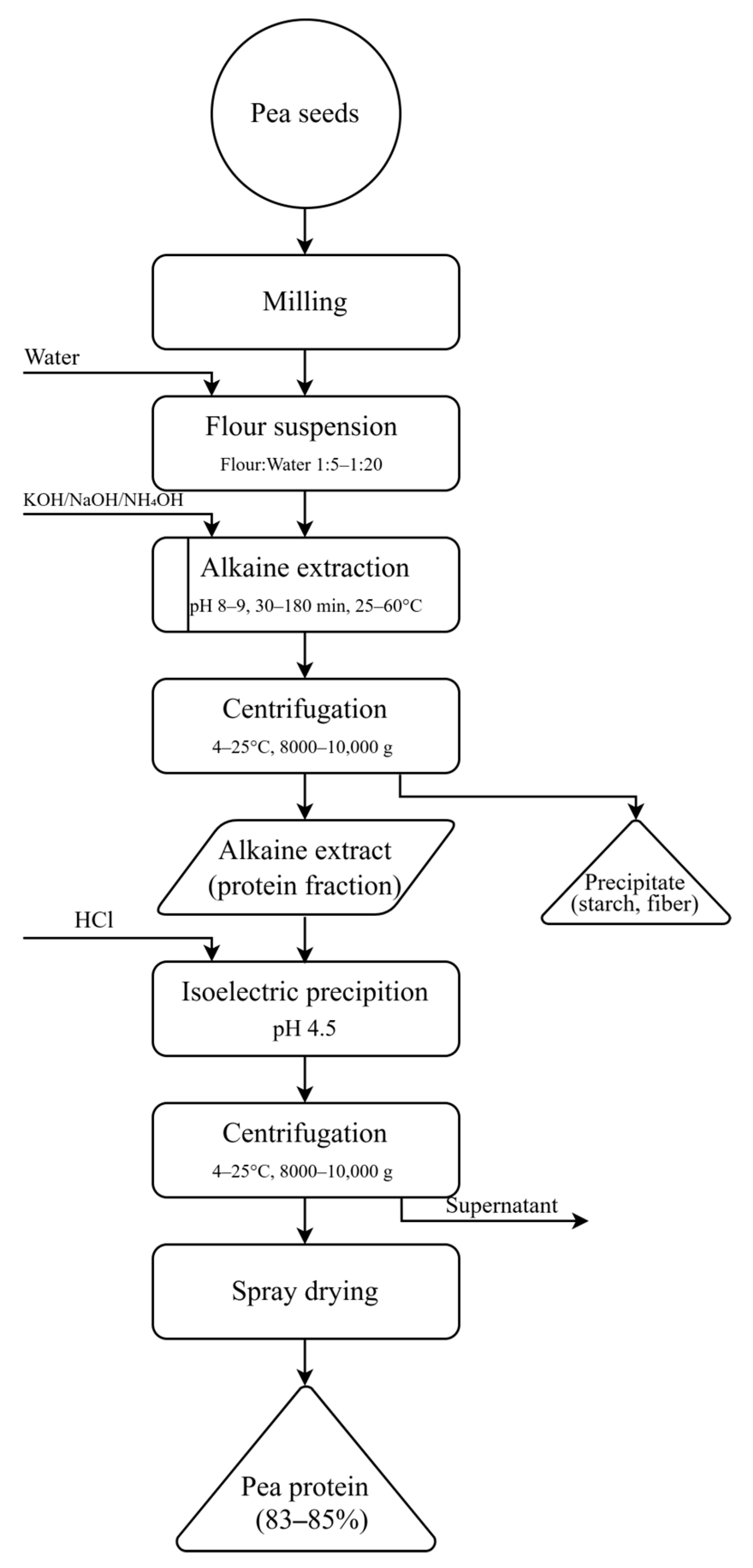 Pea Protein Isolates: From Extraction to Functionality