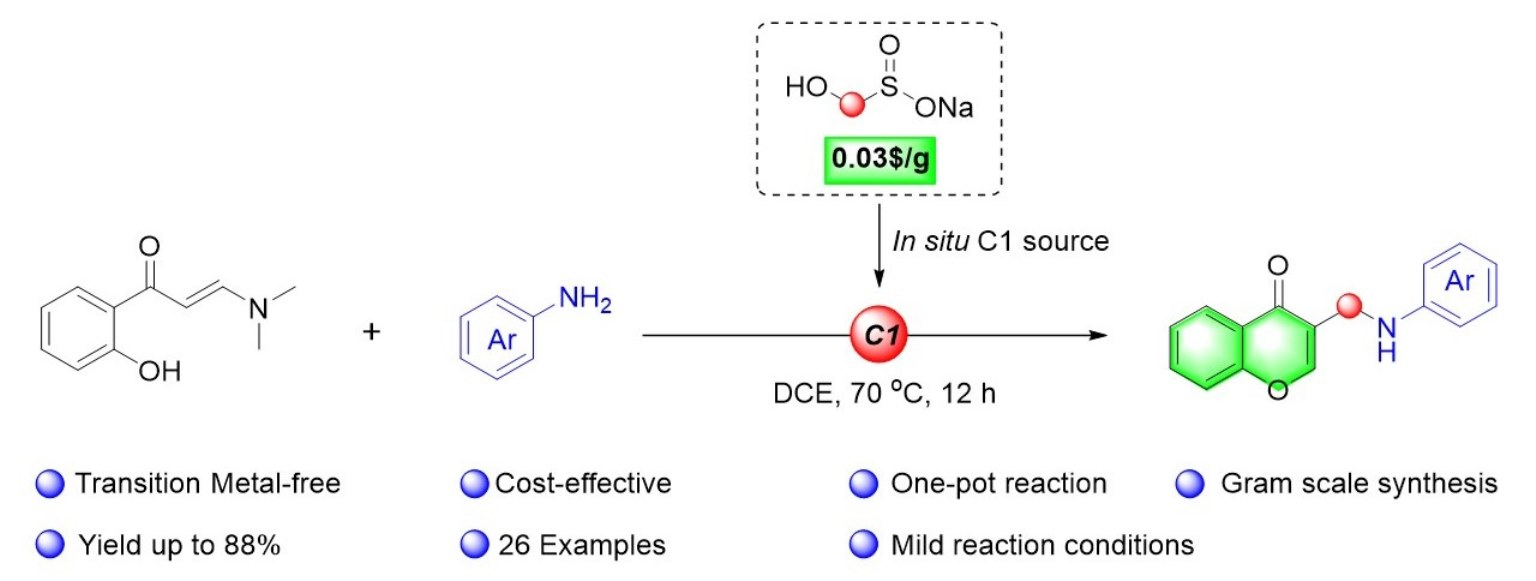 Catalyst-Free Three-Component Synthesis of 3-Aminoalkyl Chromones Using ...