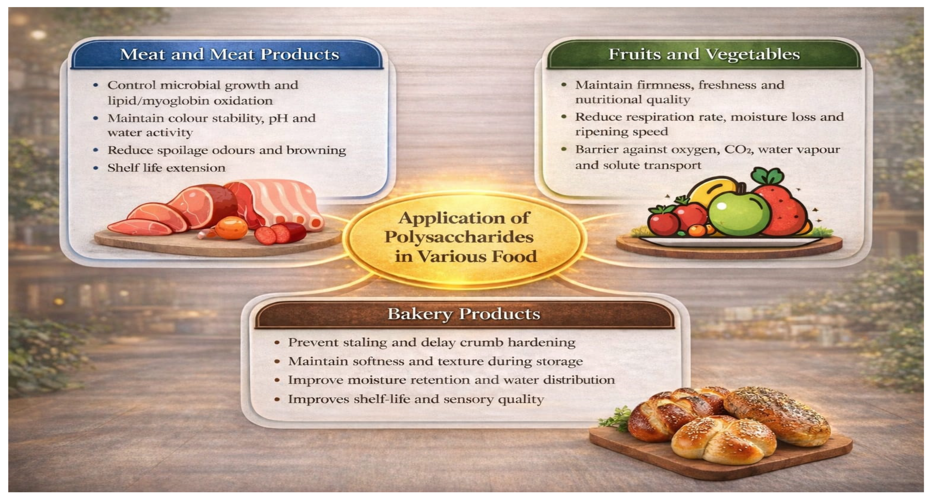 Polysaccharides: Nature’s Guardians of Freshness in Food Preservation
