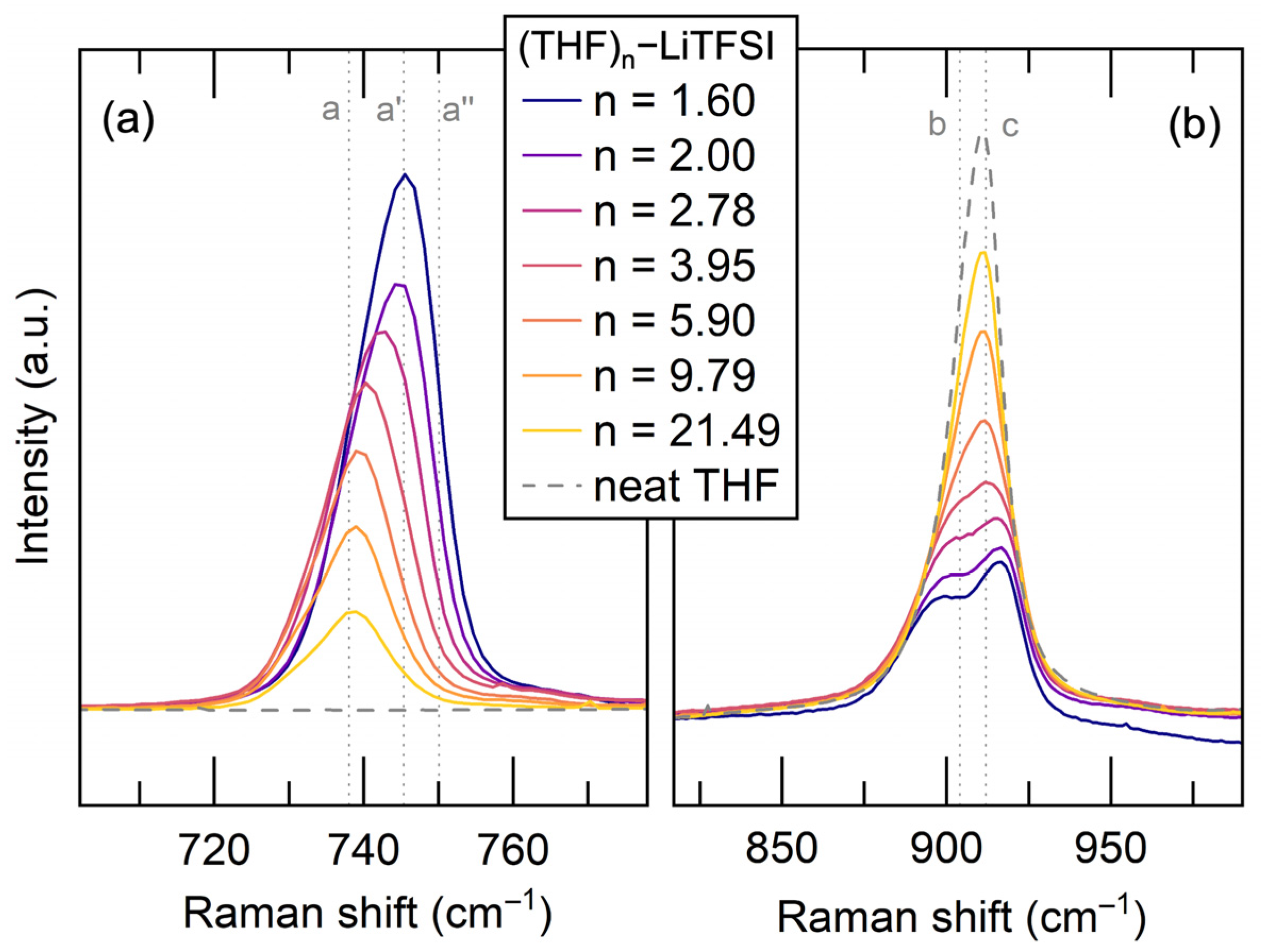 Systematic Investigation of the Solvation Structure in THF-Based ...