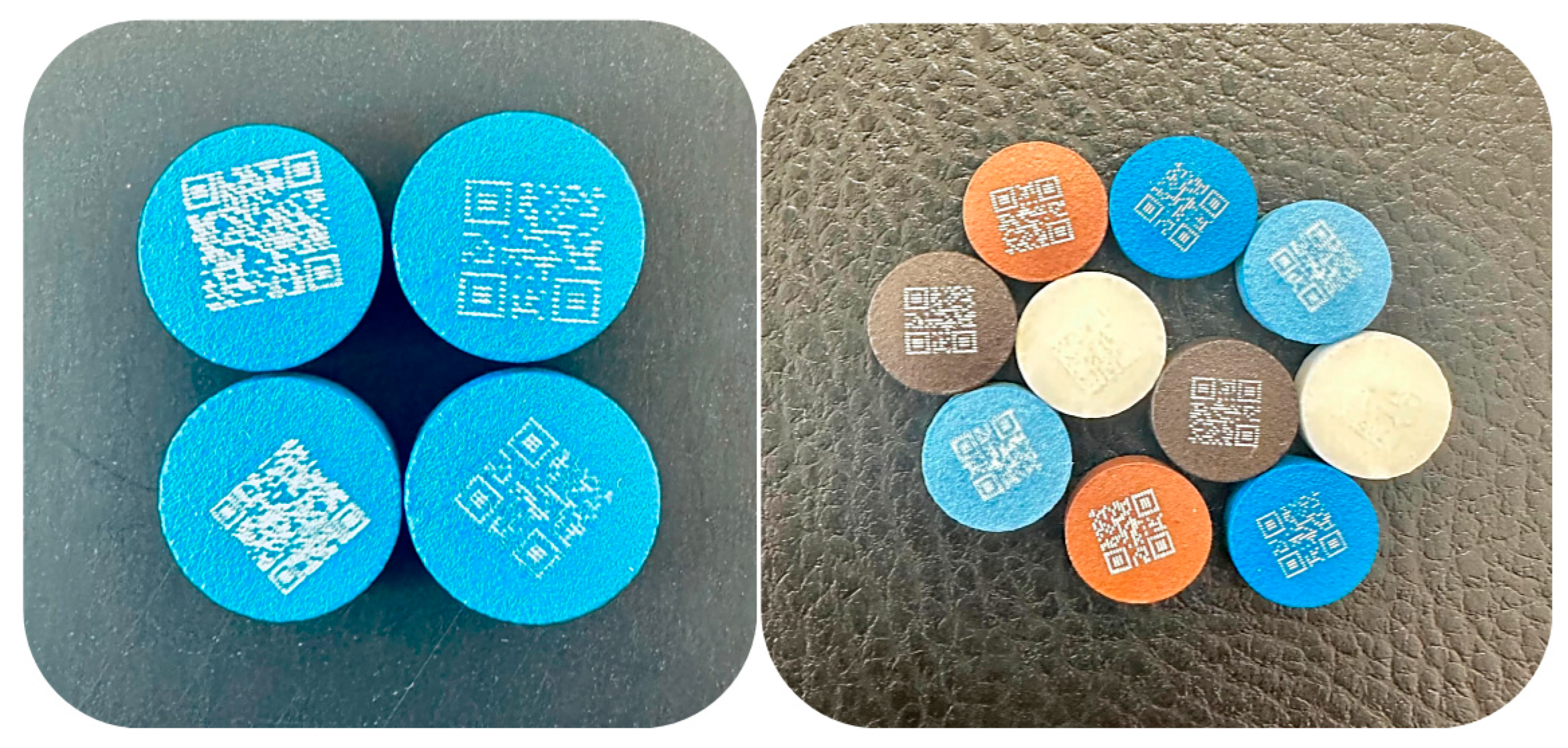Laser-Based QR Code Marking on Double Film-Coated Tablets: Balancing ...