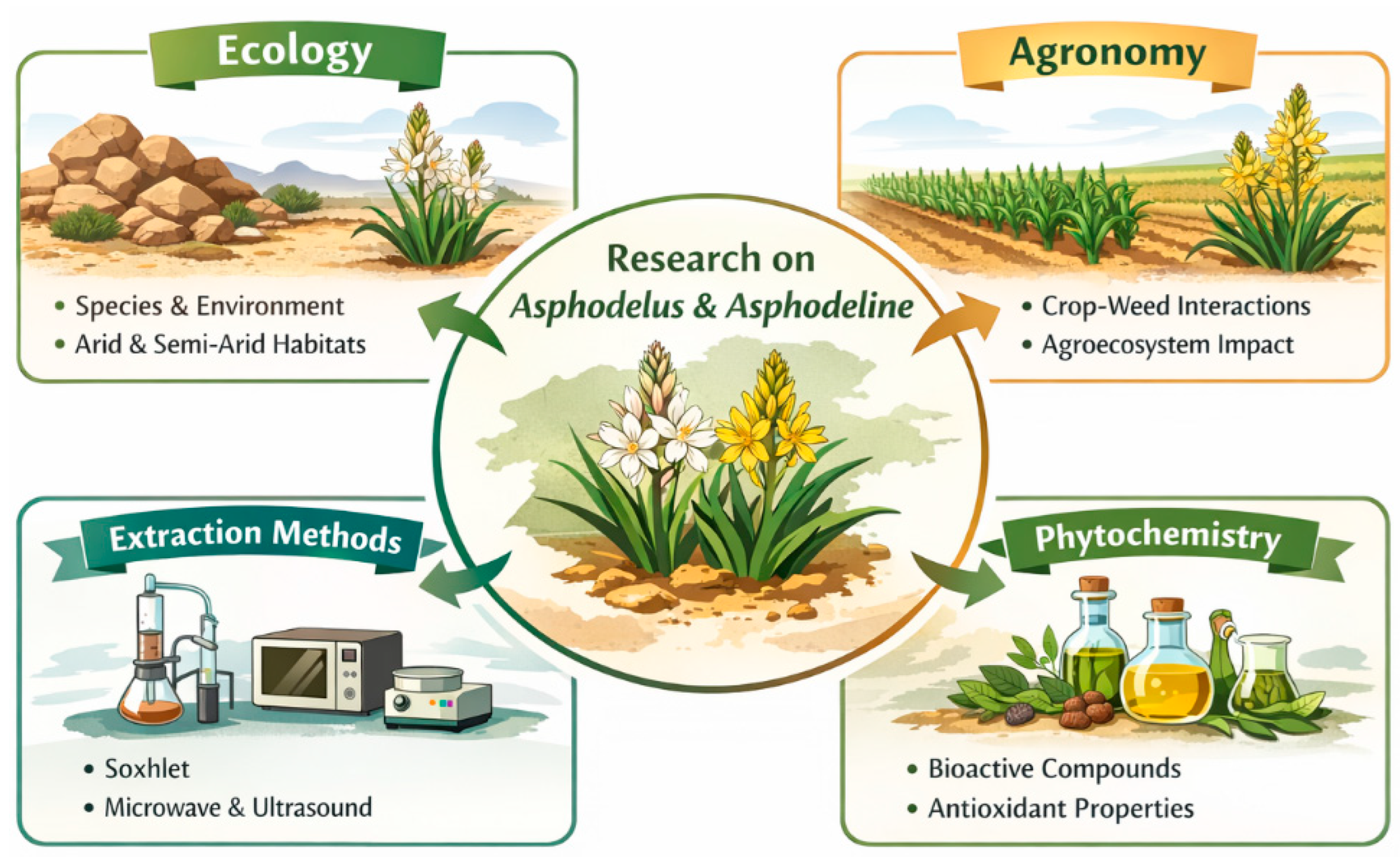 A Four-Decade Bibliometric Analysis on the Genera, Asphodelus L. and ...