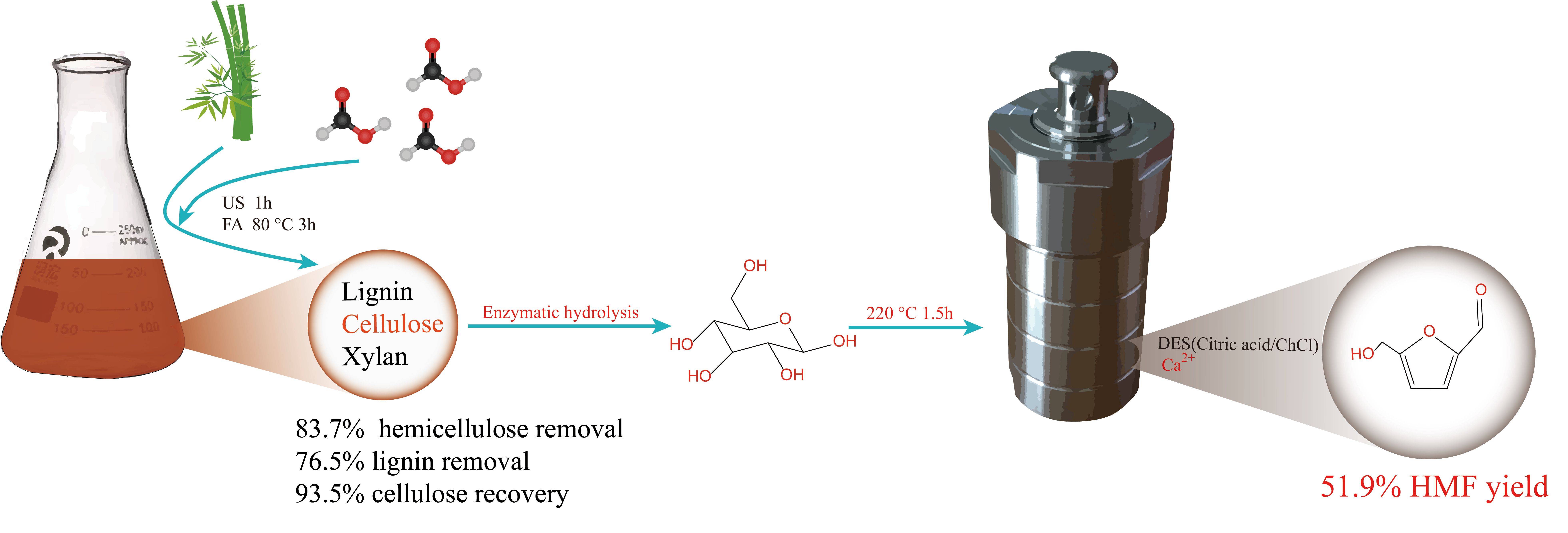 Ultrasonic-Formic Acid Pretreatment Coupled with Metal Ion/Deep ...