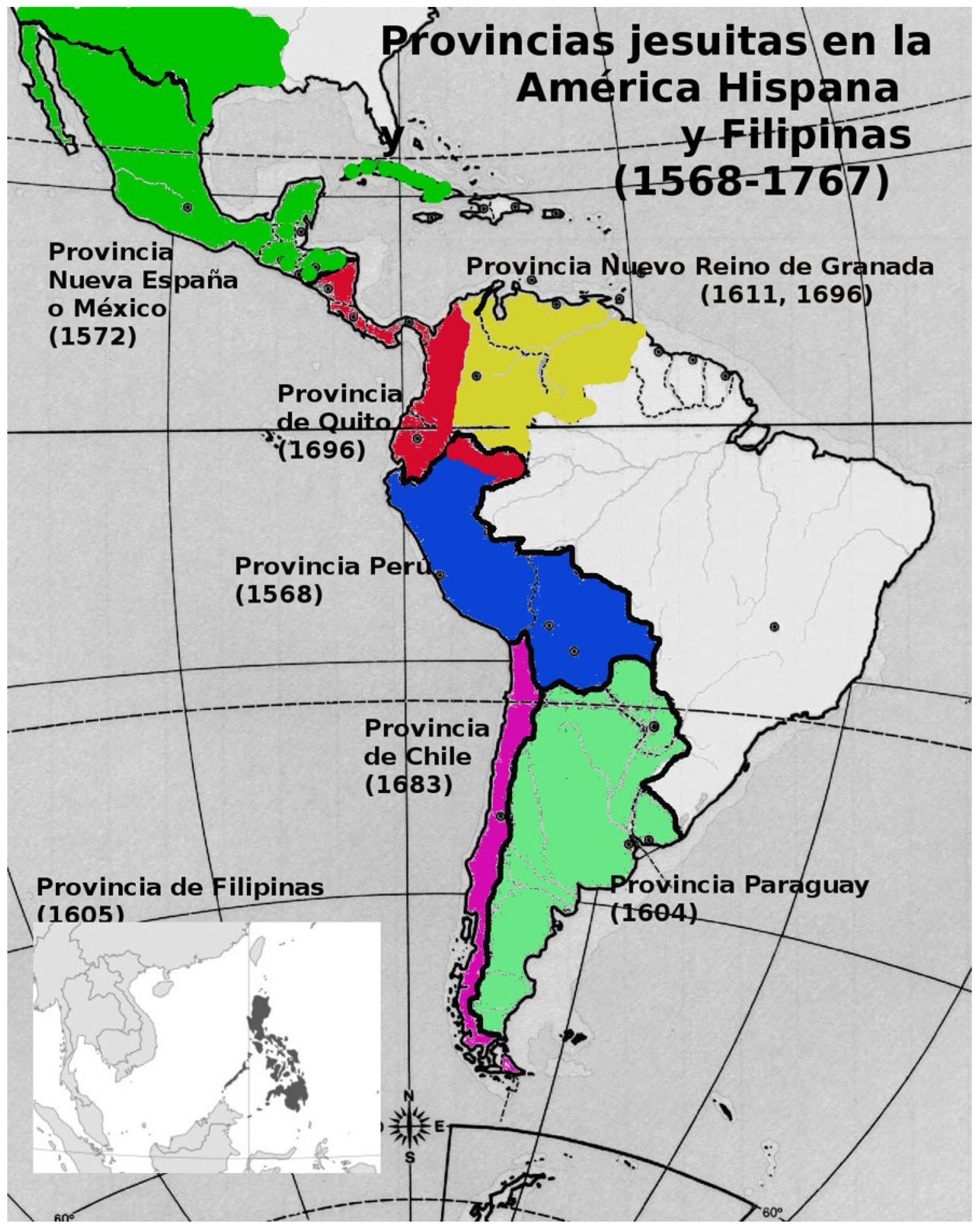 Spanish Jesuits Around the World