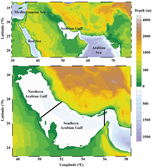 Sea-Level Variability in the Arabian Gulf in Comparison with Global Oceans