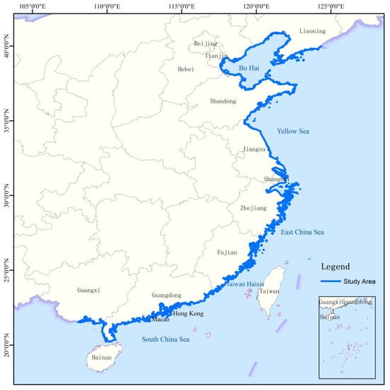 Analysis of China’s Coastline Changes during 1990–2020