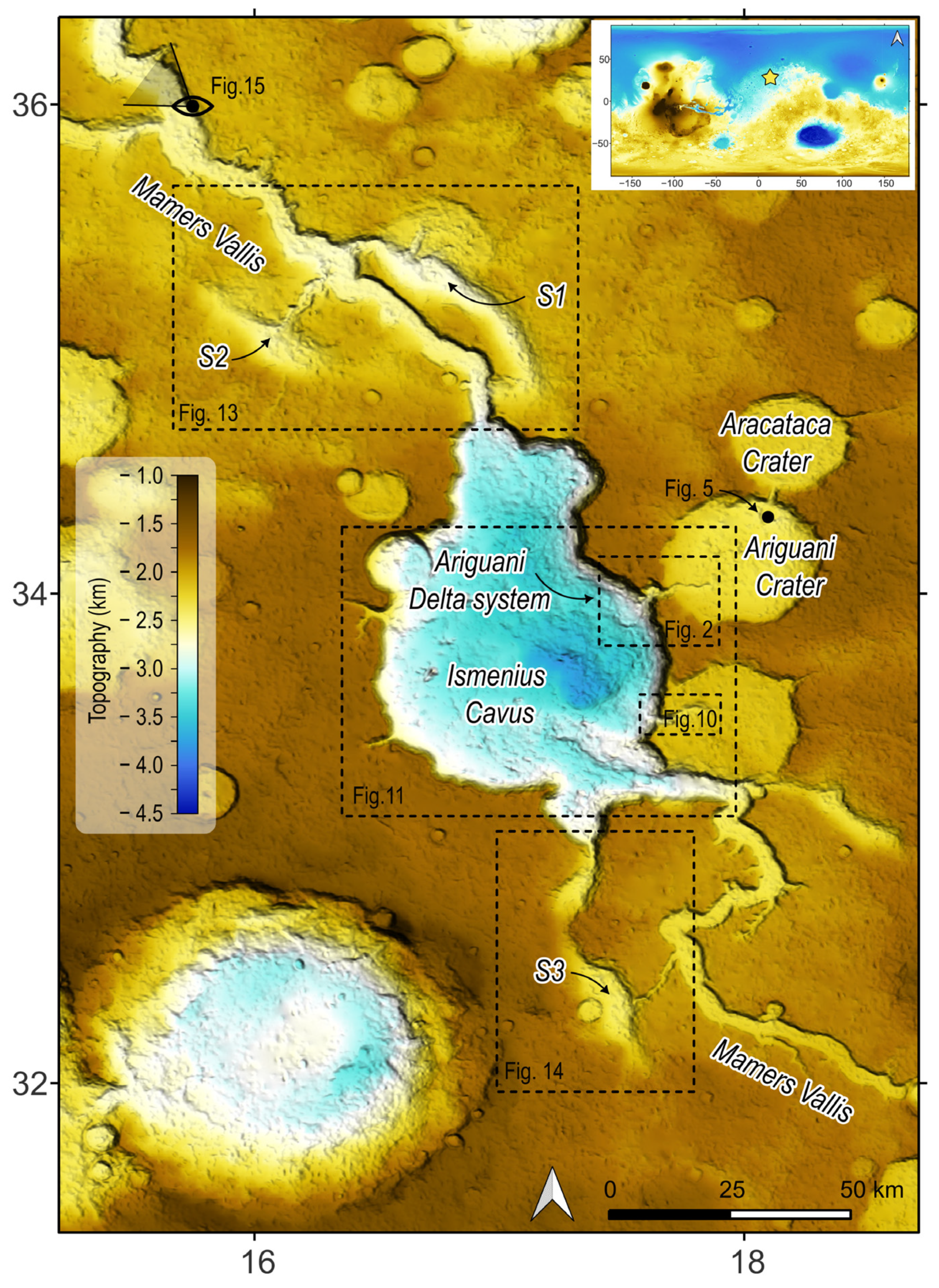 Geomorphological Evidence of Ice Activity on Mars Surface at Mid-Latitudes