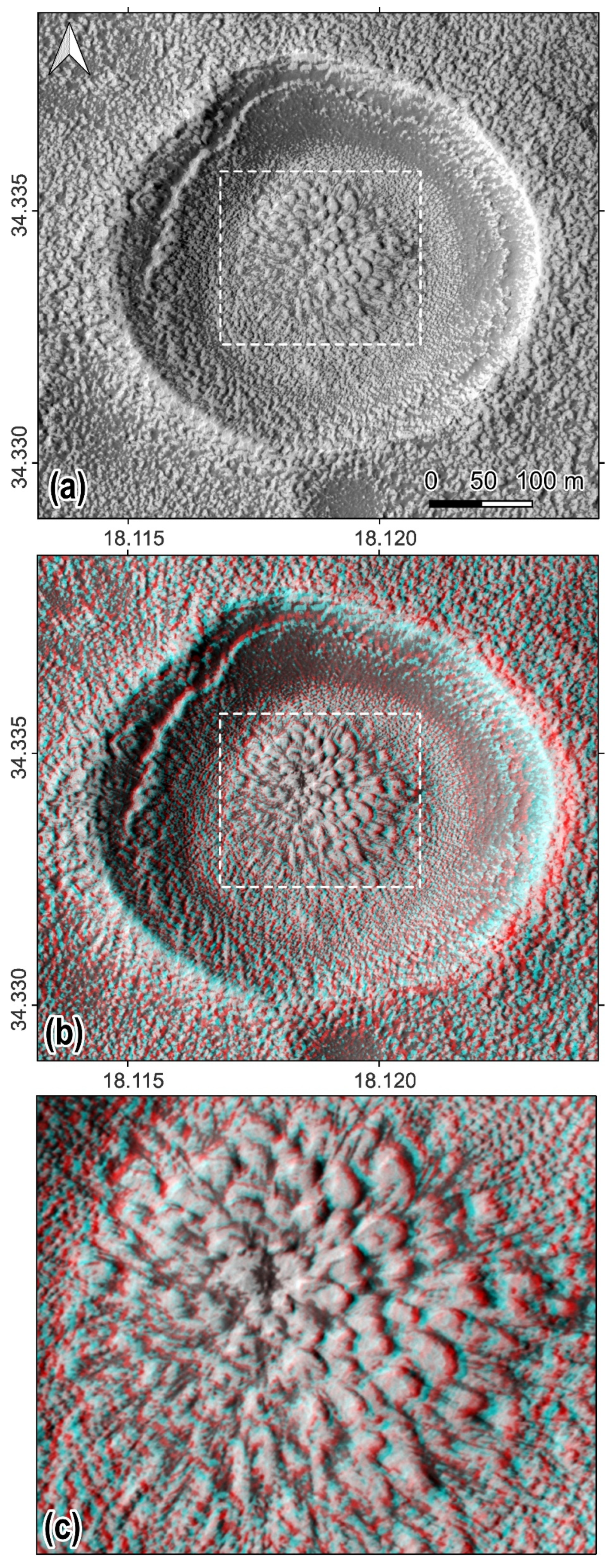 Geomorphological Evidence of Ice Activity on Mars Surface at Mid-Latitudes