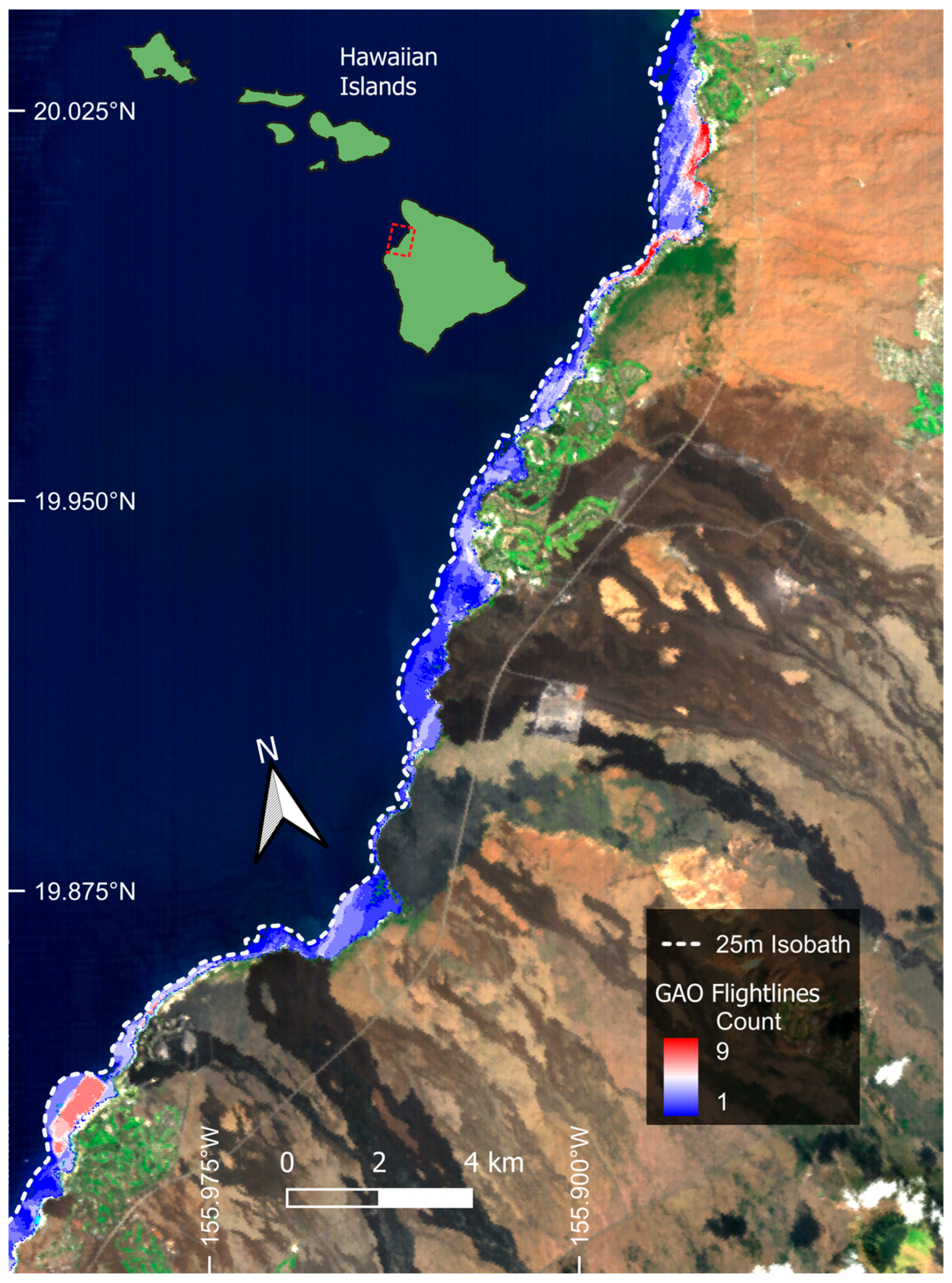 Mapping Live Coral: Comparing Spaceborne to Airborne Imaging Spectroscopy
