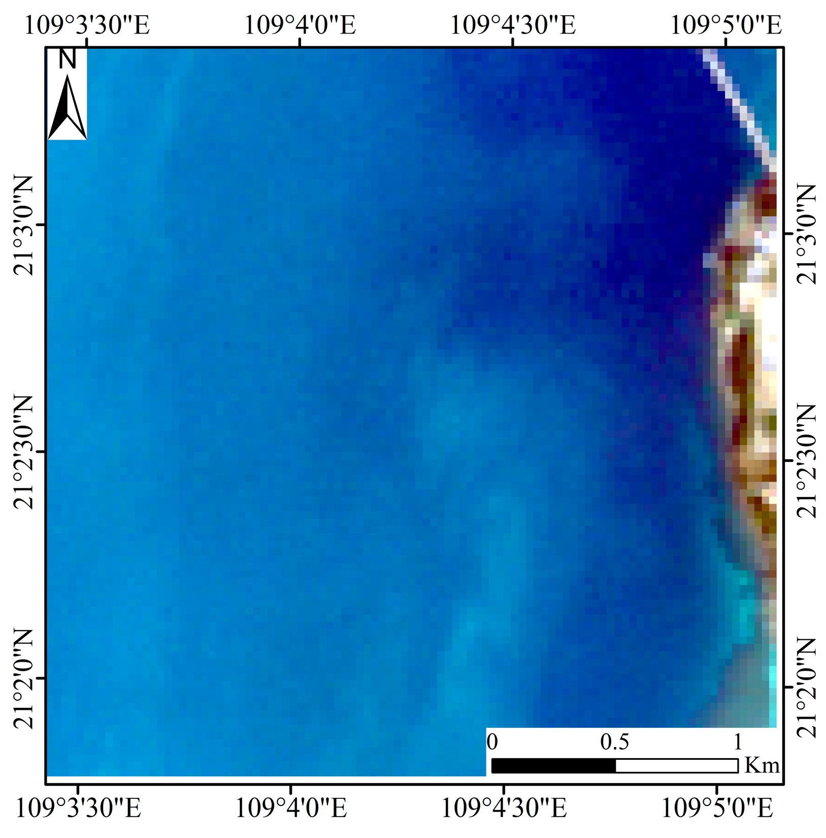 Normalized Satellite-Derived Bathymetry Model from Landsat 8 Single ...