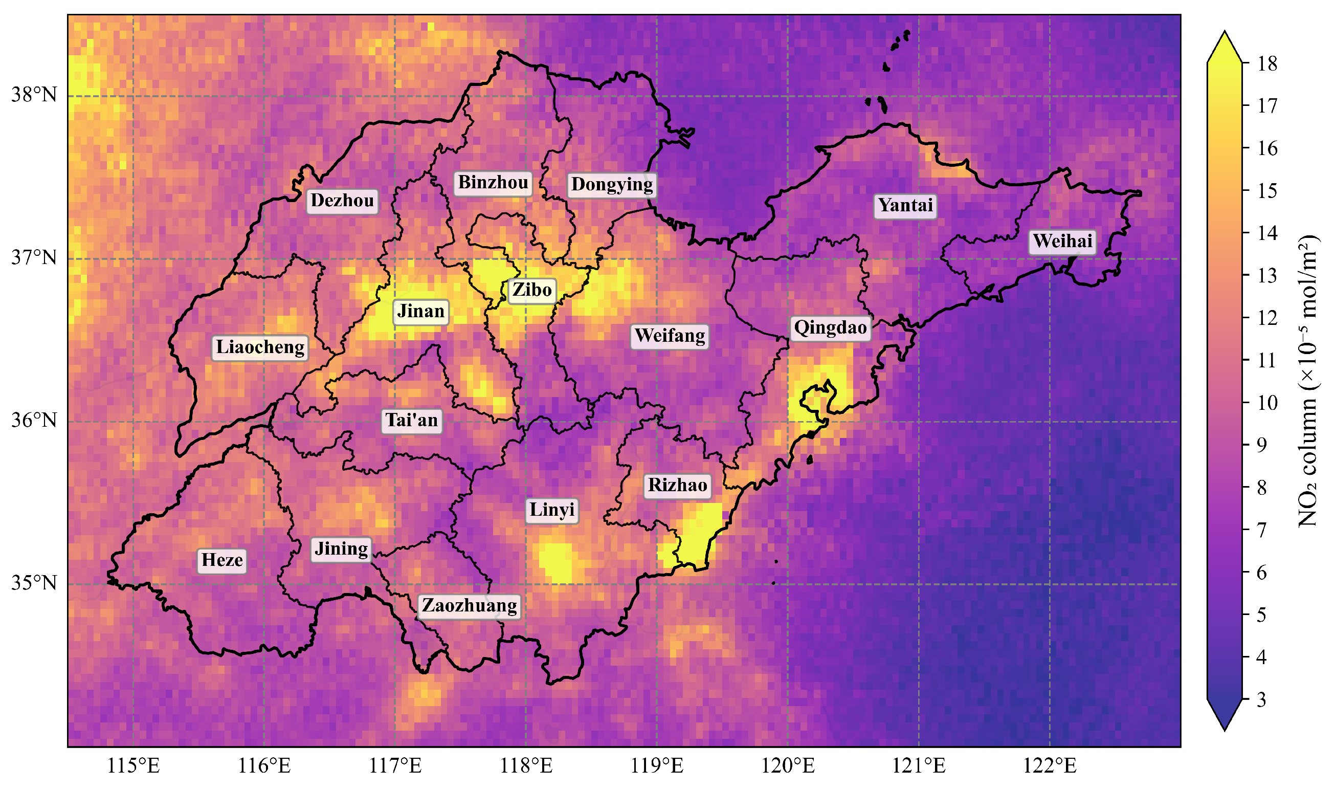 Satellite-Based Estimation of Urban CO2 Emissions in Shandong Province ...