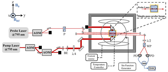 A Multi-Pass Optically Pumped Rubidium Atomic Magnetometer with Free ...