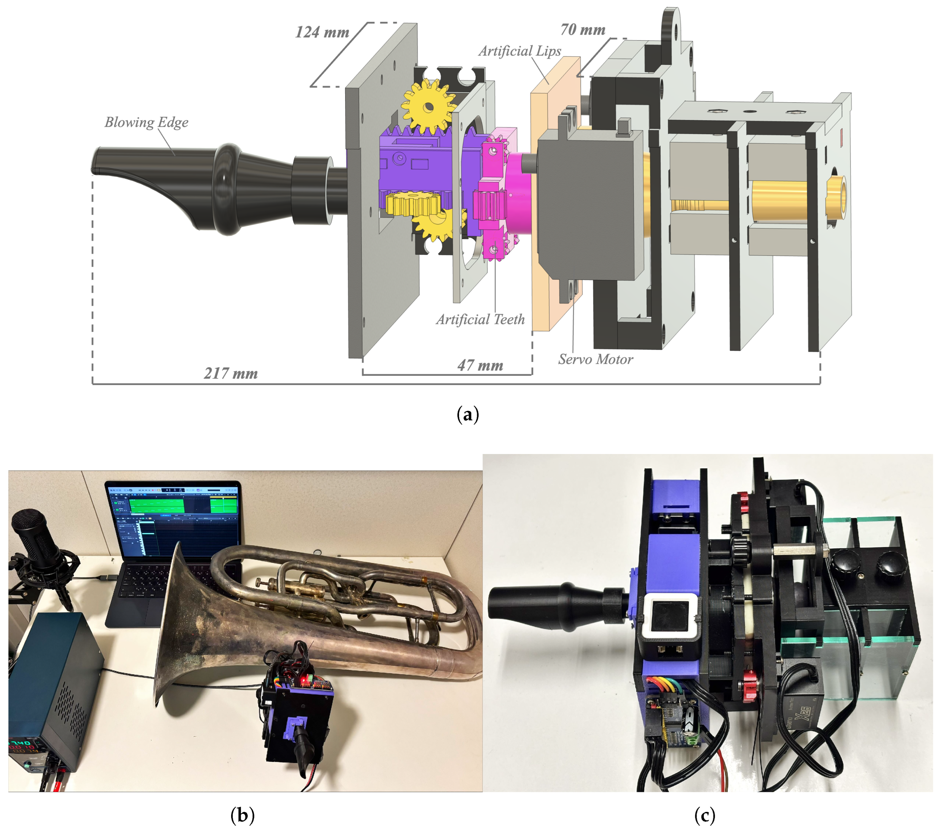 Semi-Automatic Artificial Lips Device for Brass Instruments with Real ...