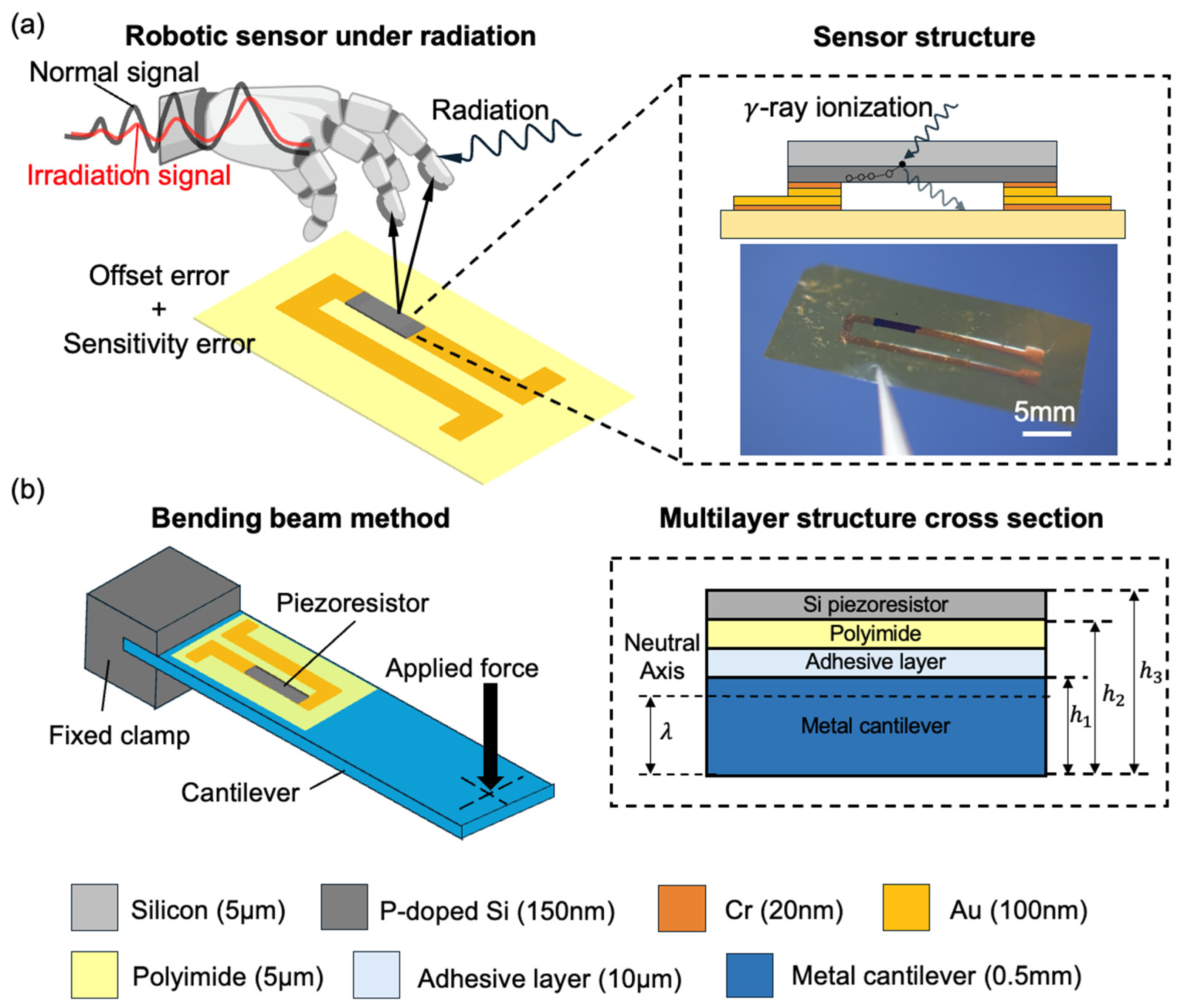 Characterization of an Ultra-Thin Silicon Strain Gauge Exposed to Gamma ...