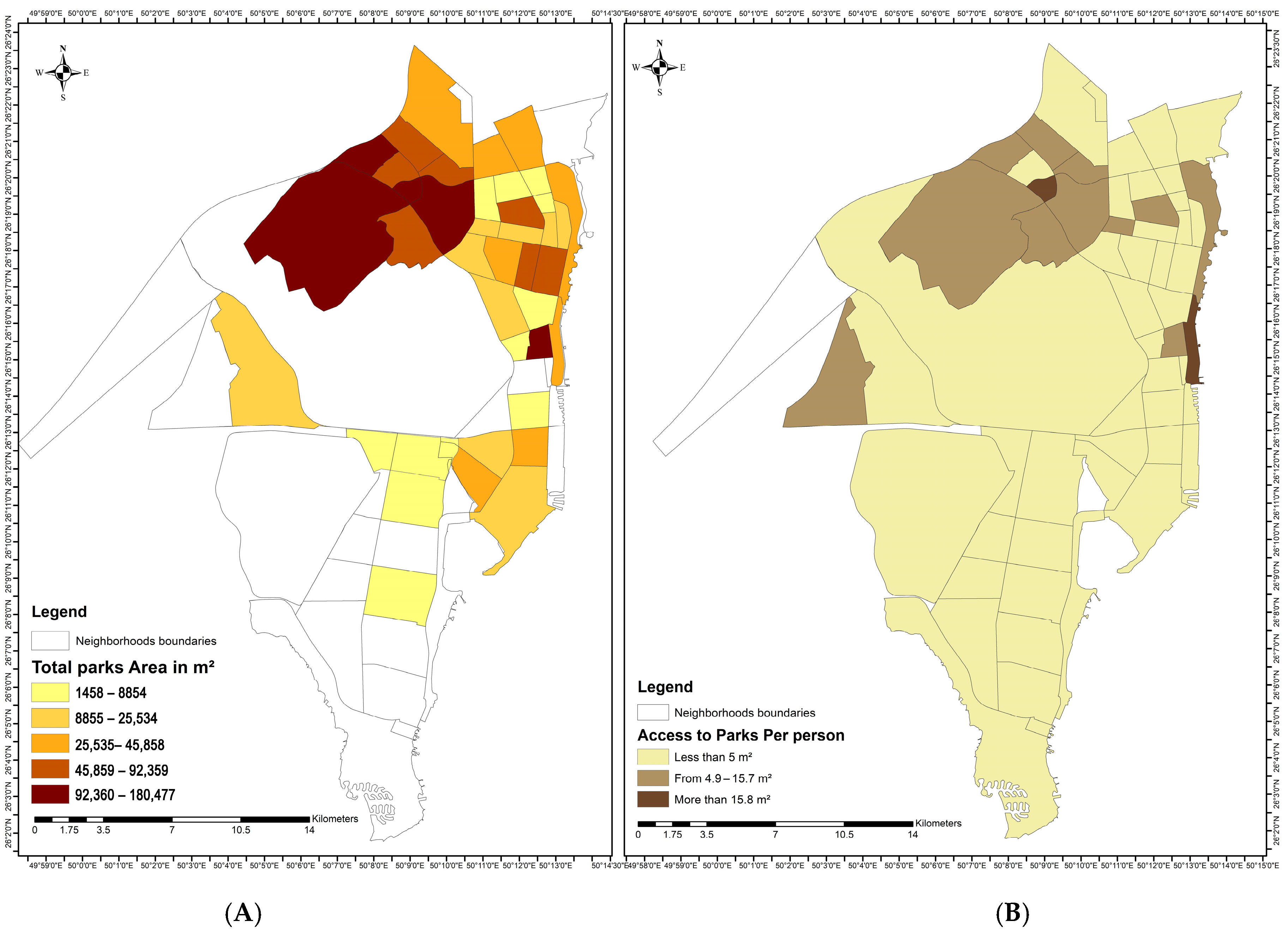 Spatial Analysis on Urban Justice Delivering the Community Parks: A ...