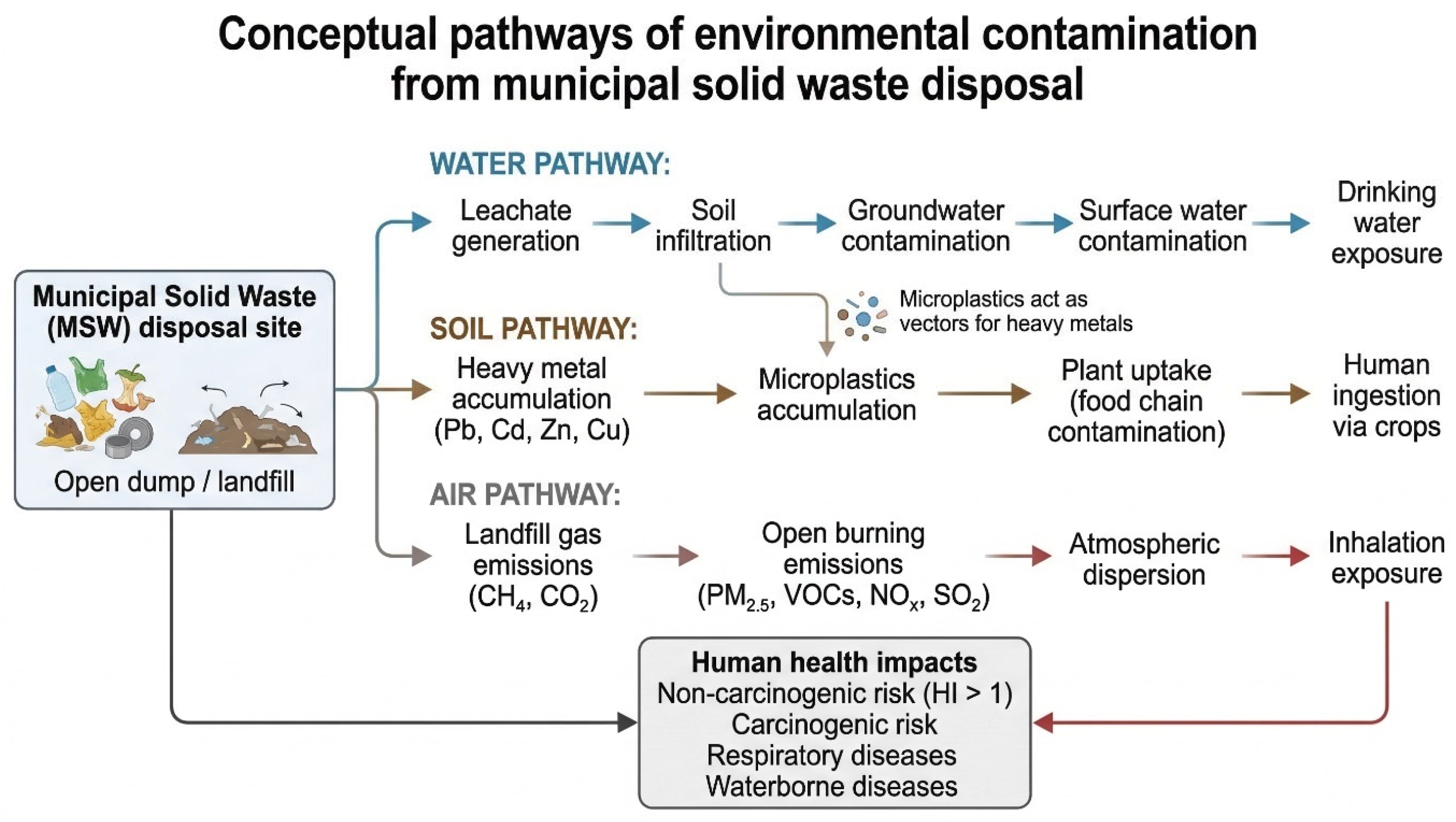 Environmental Impacts of Municipal Solid Waste Disposal in Urban Areas ...