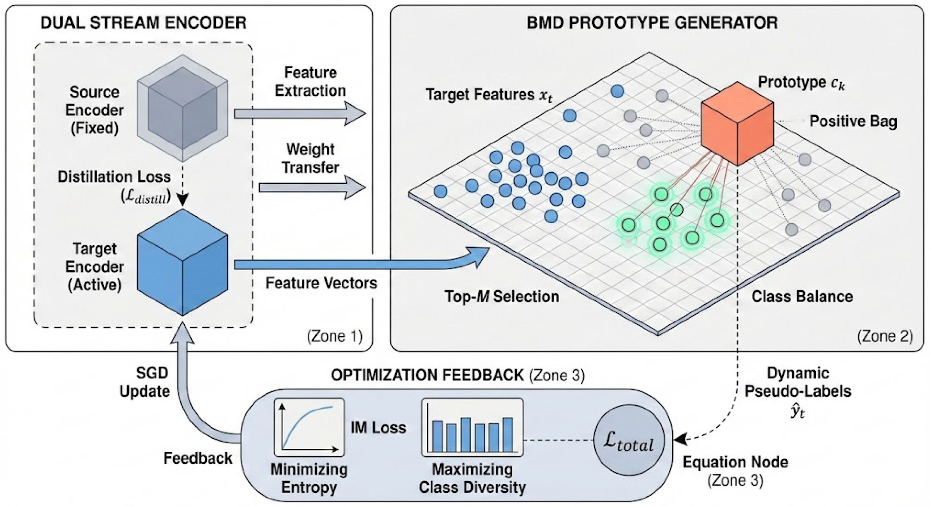 Transformer-Based SFDA by Class-Balanced Multicentric Dynamic Pseudo ...