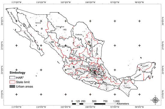 Socio-Ecological Regionalization of the Urban Sub-Basins in Mexico