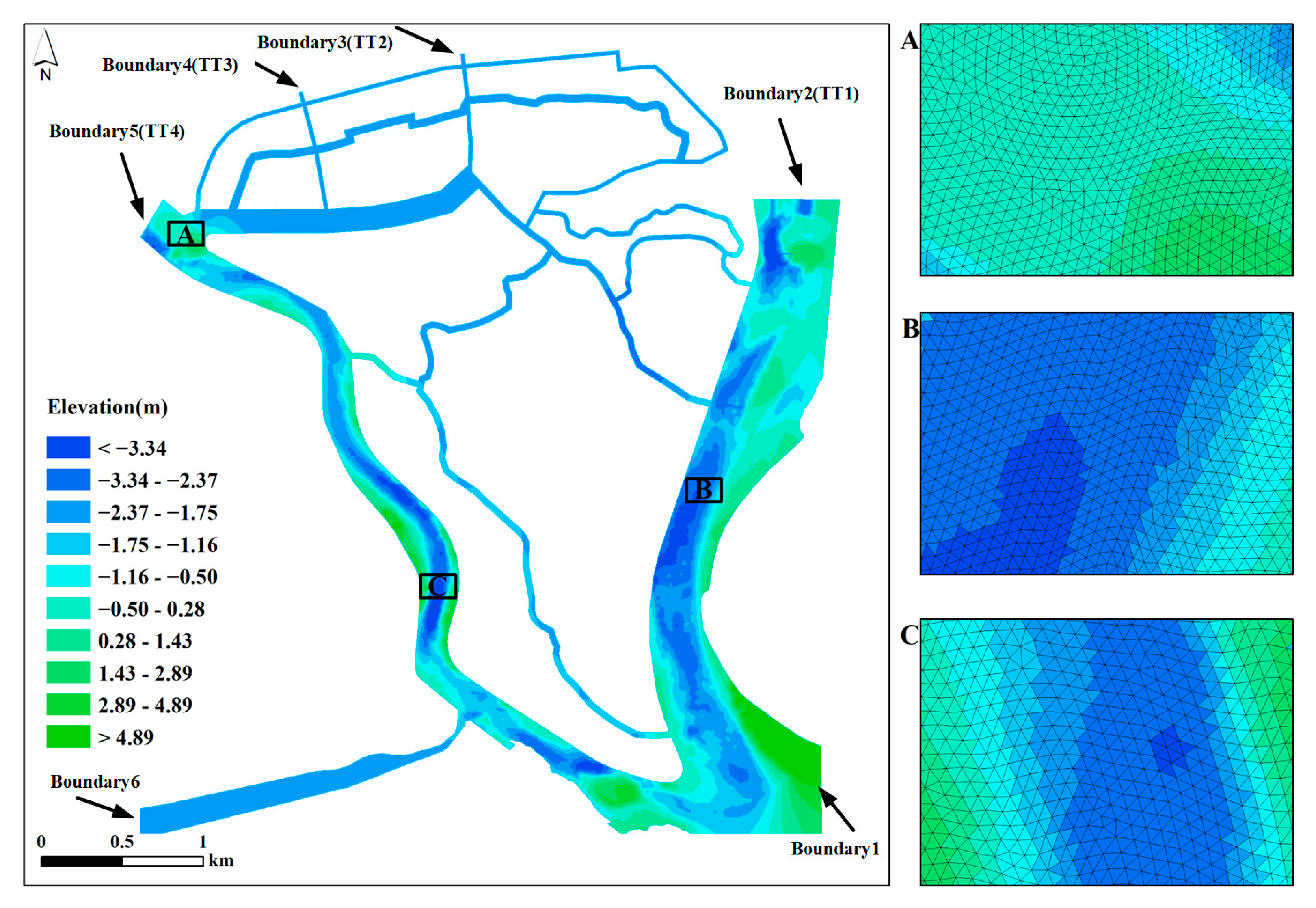 Saltwater Intrusion Analysis and Control for Complex River Network ...